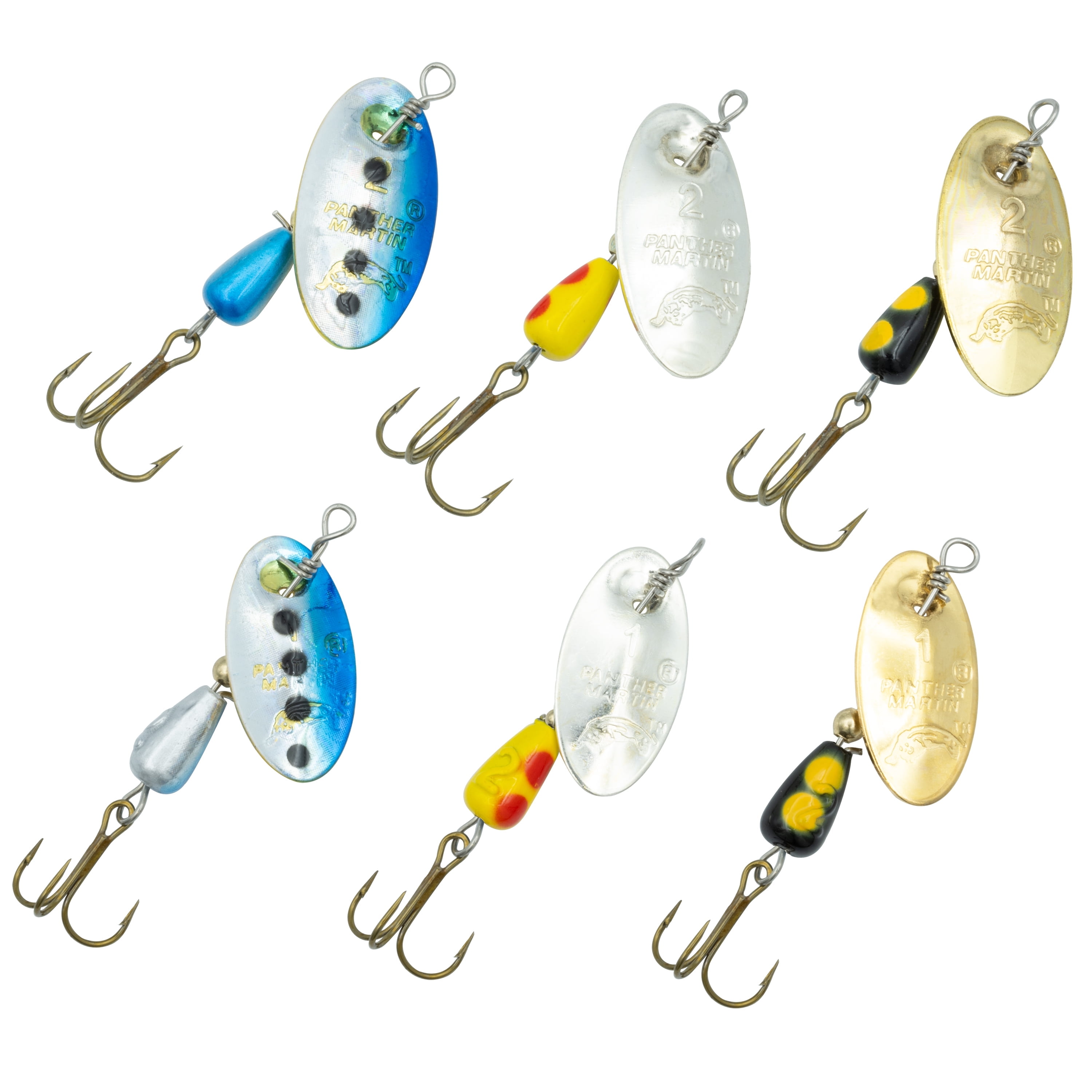 Panther Martin BE6 Best of the East Spinners Fishing Lure Kit ...