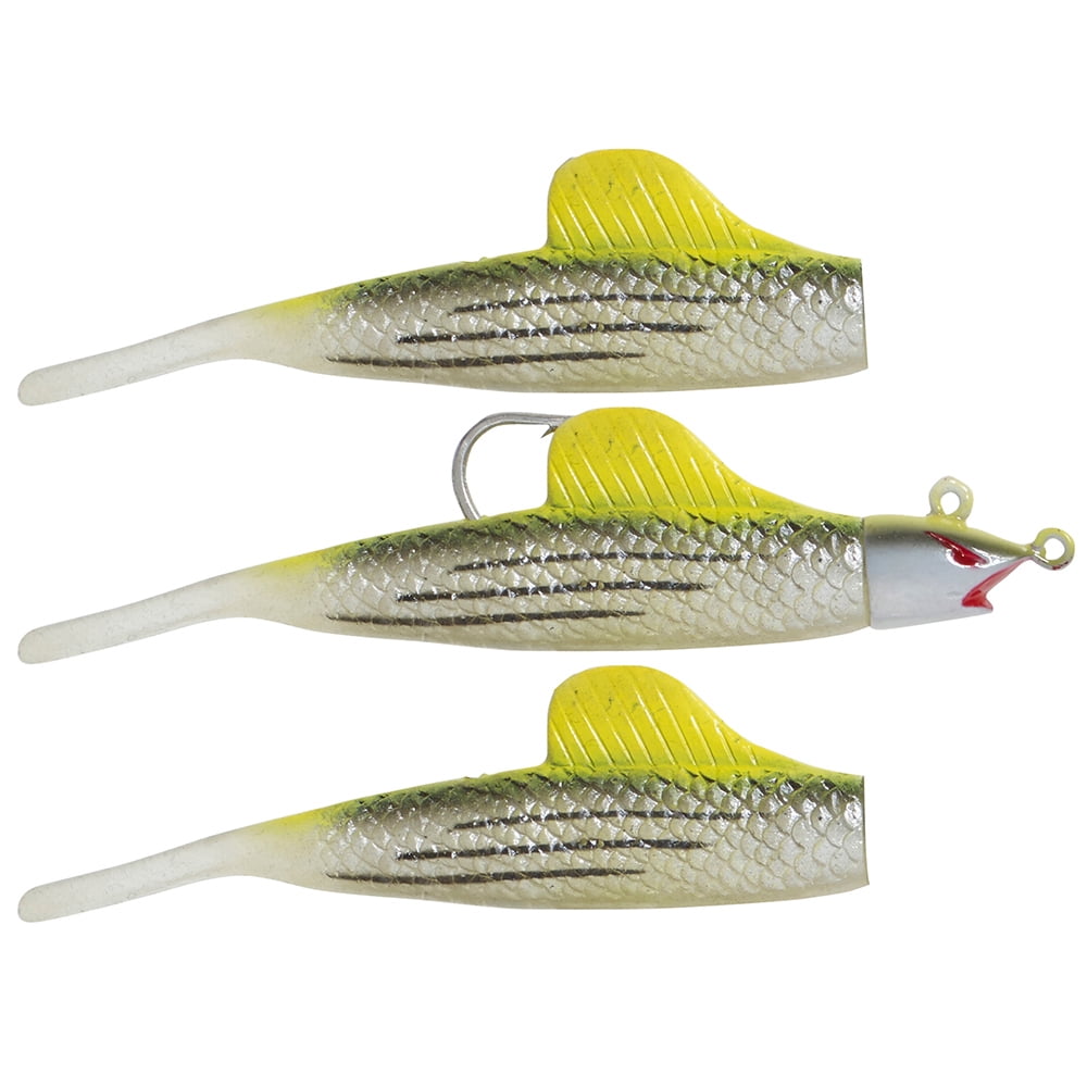 Panther Martin PMBFET_2BF_CC BigFin 3-in-1 Eel Tail Weedless Swimbaits ...