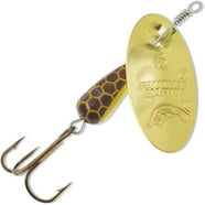 Mepps Dressed Aglia Inline Spinner, 1/4 oz, Gold and Brown - Walmart.com