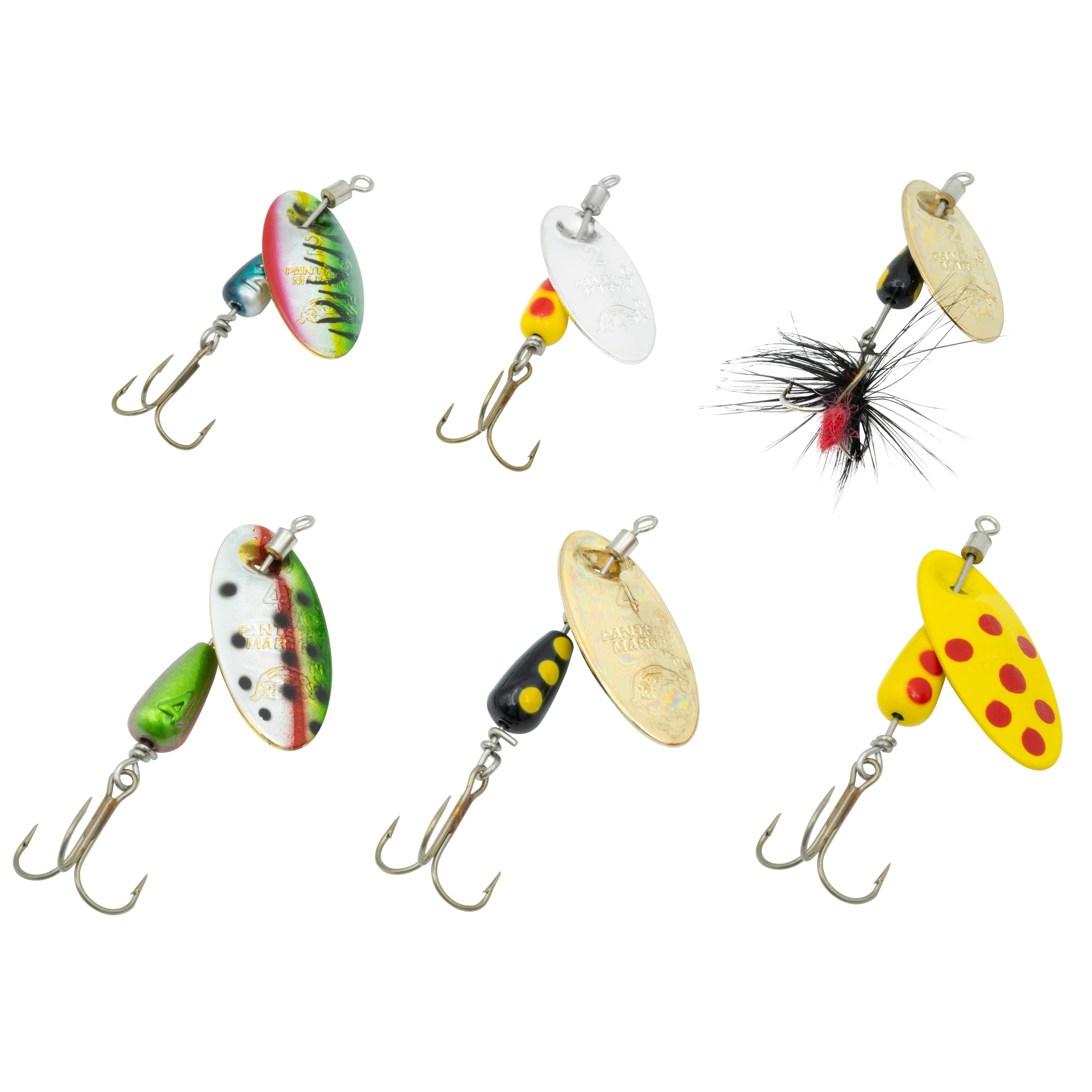 Panther Martin PMIS6 InLine SWIVEL Spinners Fishing Lure Kit - Assorted ...
