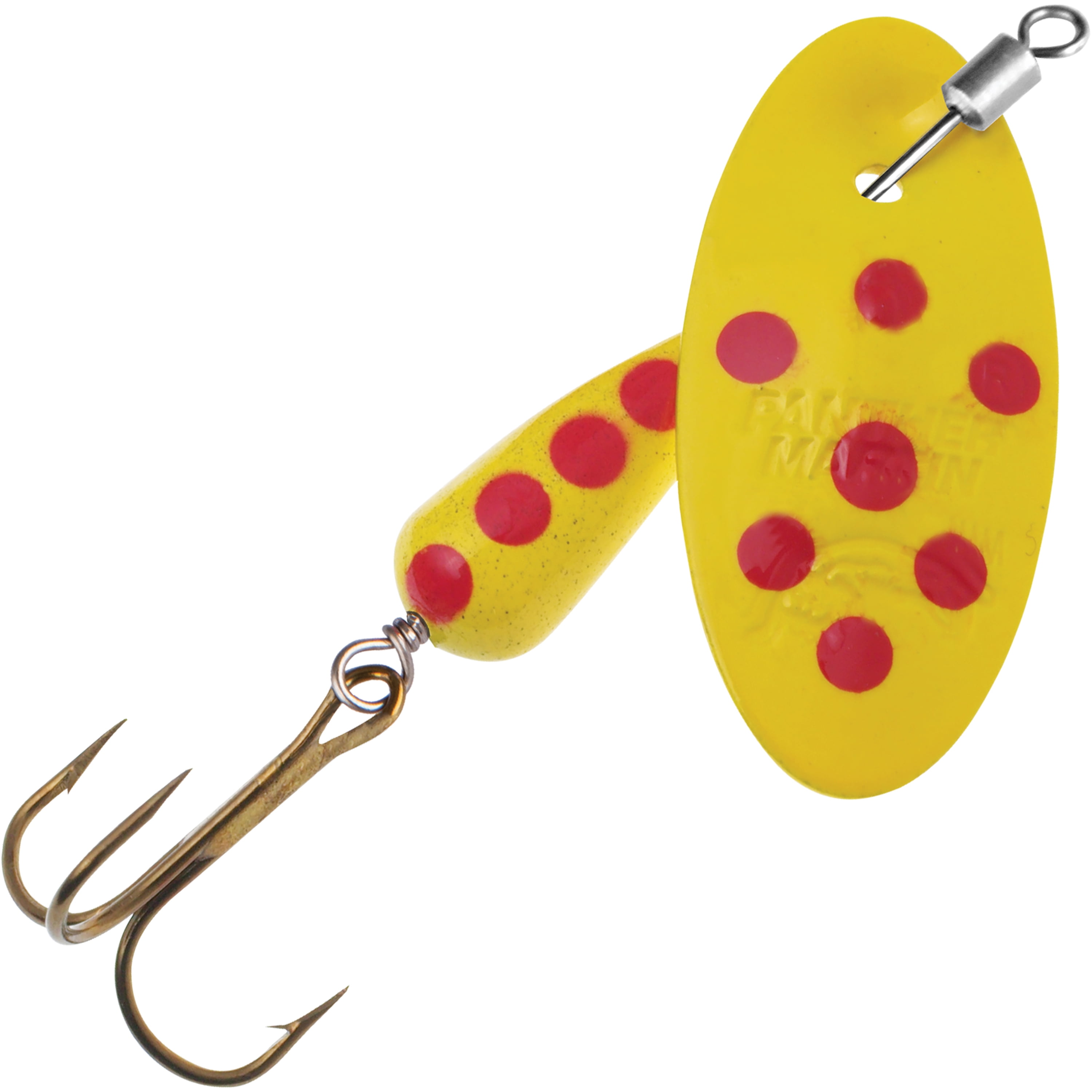 Panther Martin PMISSP_2_Y InLine SWIVEL Spotted Spinners Fishing Lure ...
