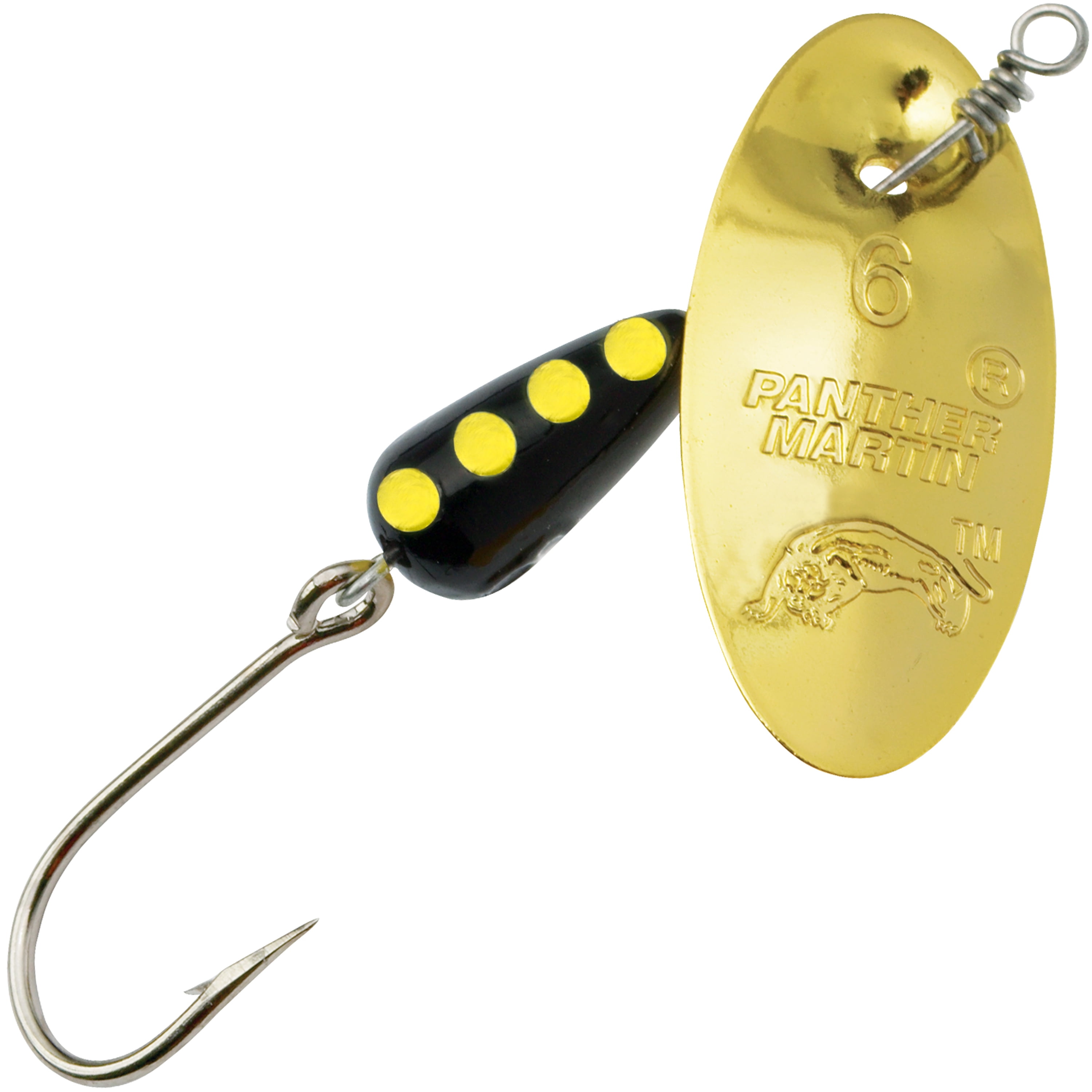 Panther Martin PMRSH_4_G Single Hooks Teardrop Spinners Fishing Lure ...