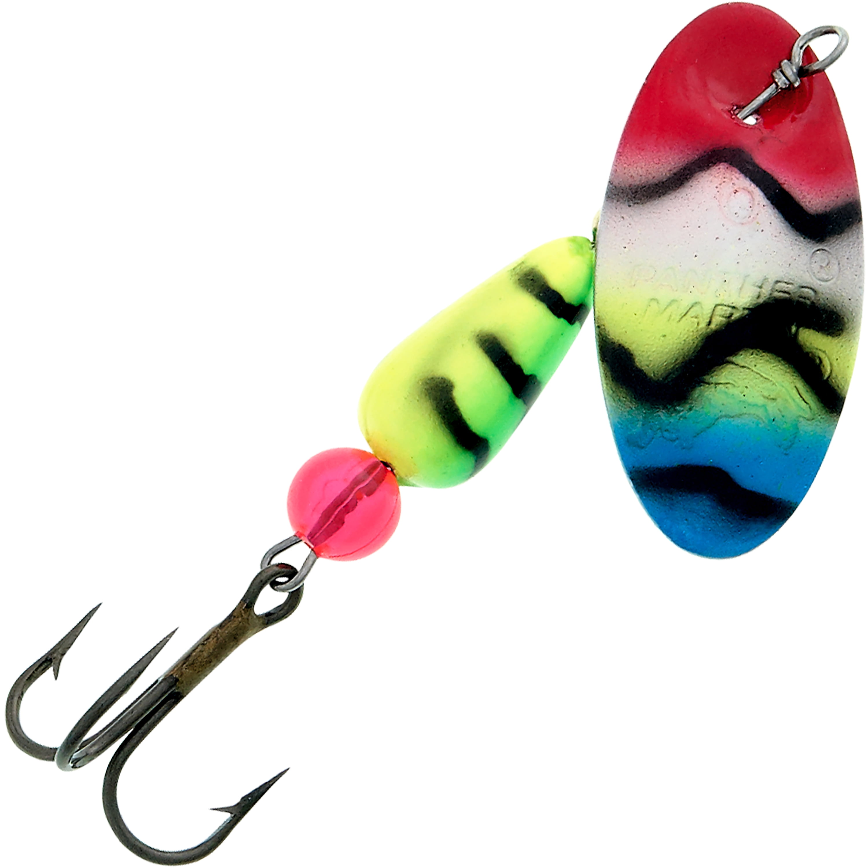 Panther Martin PMUV_4_RWB FishSeeUV Fishing Spinner Lure - Red/White ...