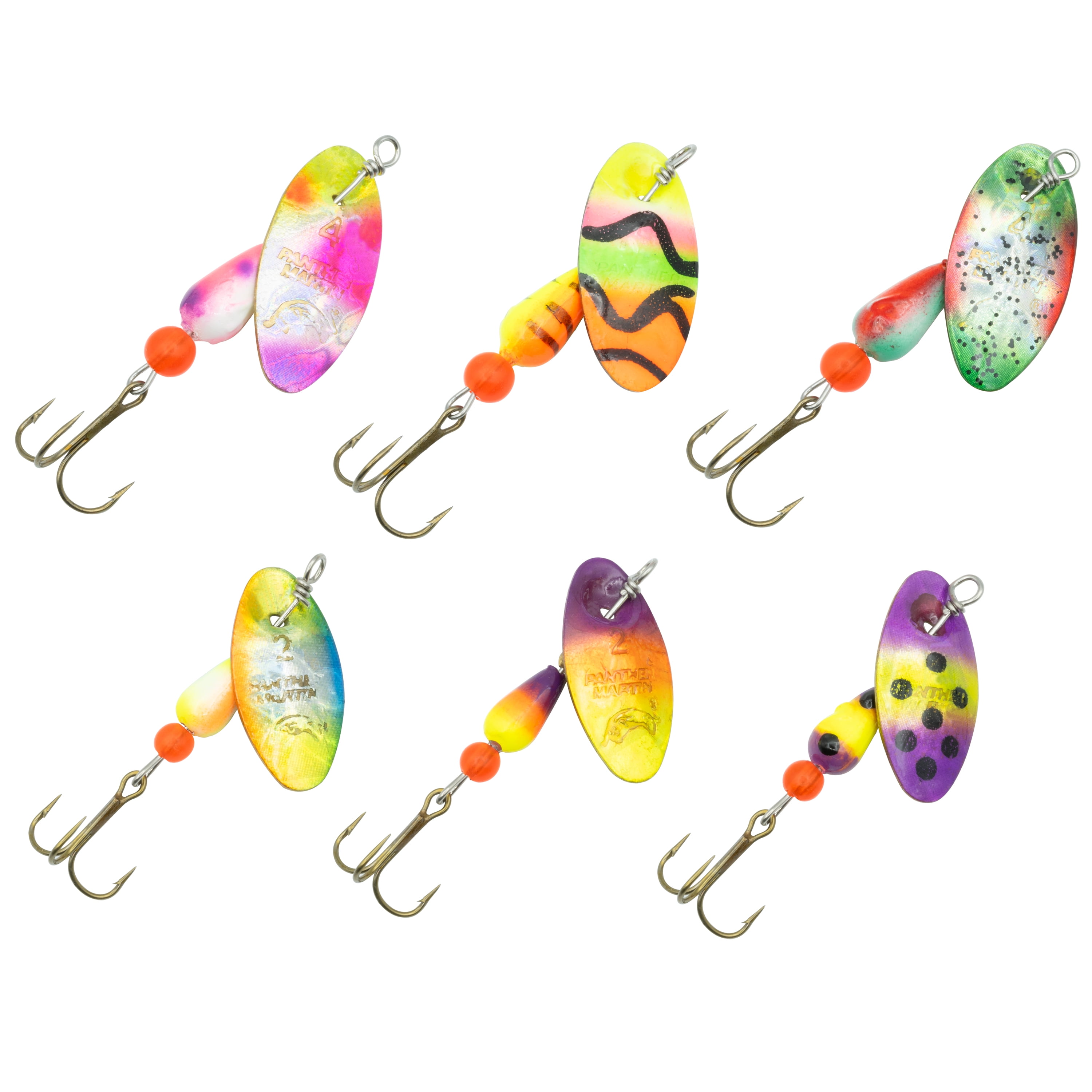 Panther Martin UV6 Ultraviolet Spinners Fishing Lure Kit - Assorted ...