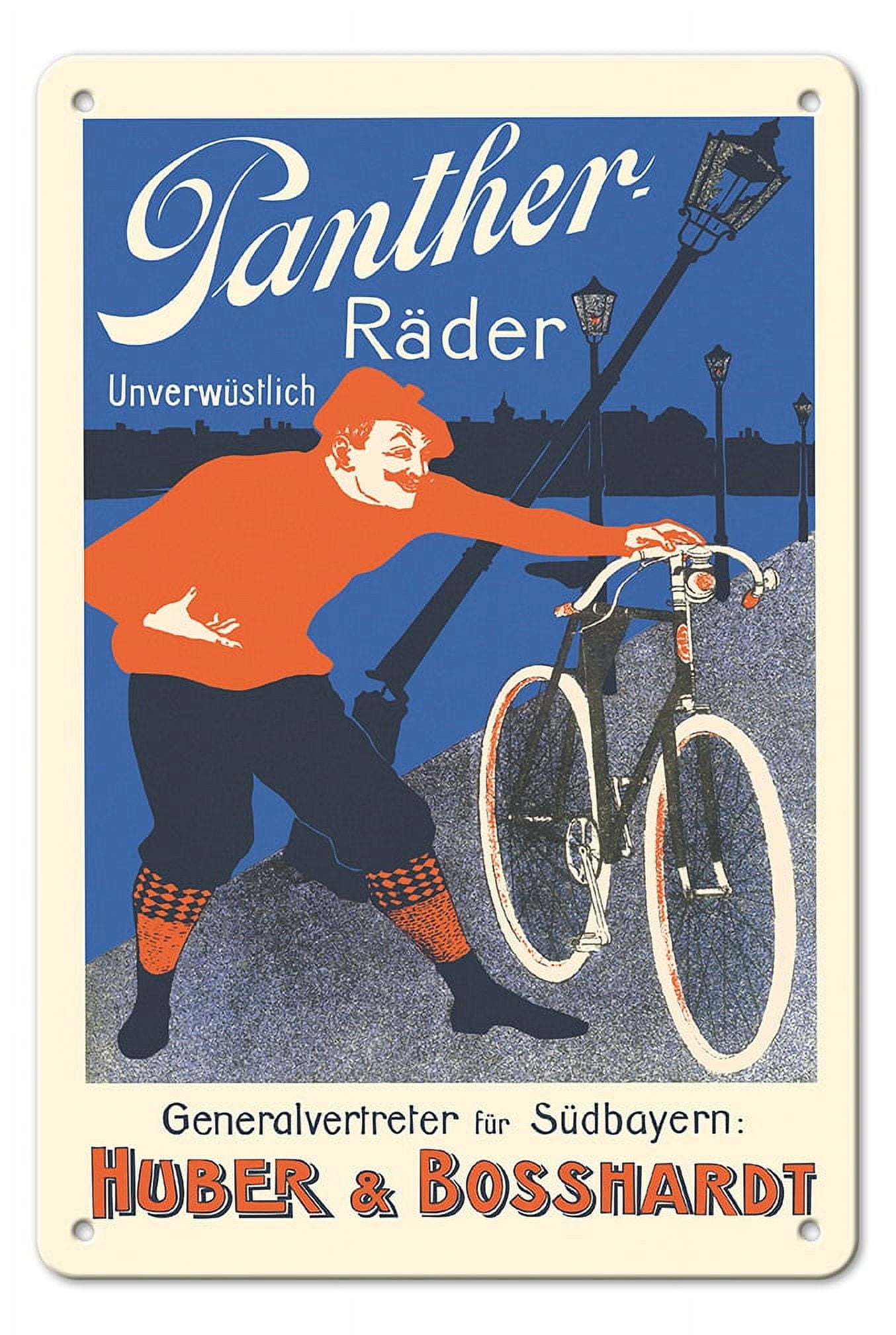 Panther Räder - The Indestructible Bicycle - Vintage German Advertising ...