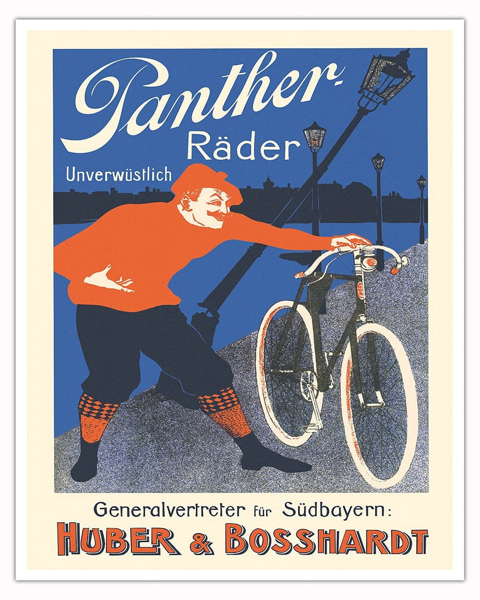Panther Räder - The Indestructible Bicycle - Vintage German Advertising ...