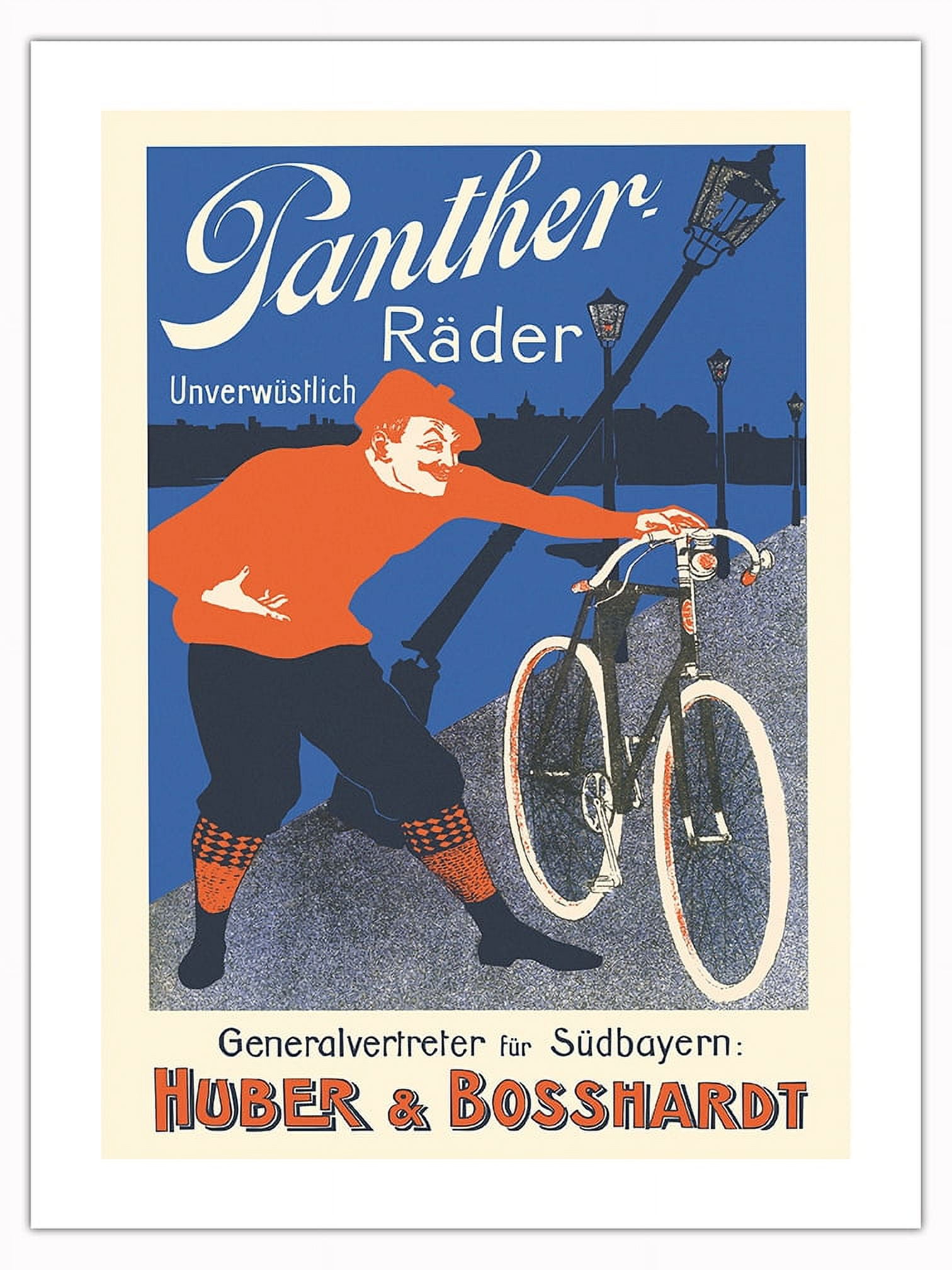 Panther Räder - The Indestructible Bicycle - Vintage German Advertising ...