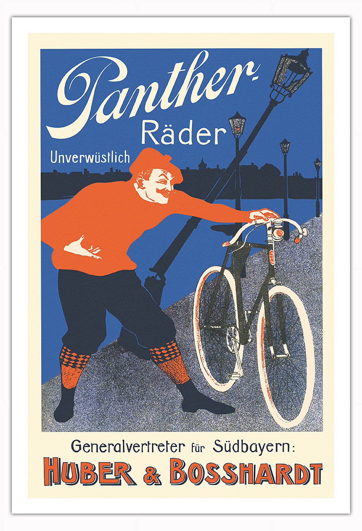 Panther Räder - The Indestructible Bicycle - Vintage German Advertising ...