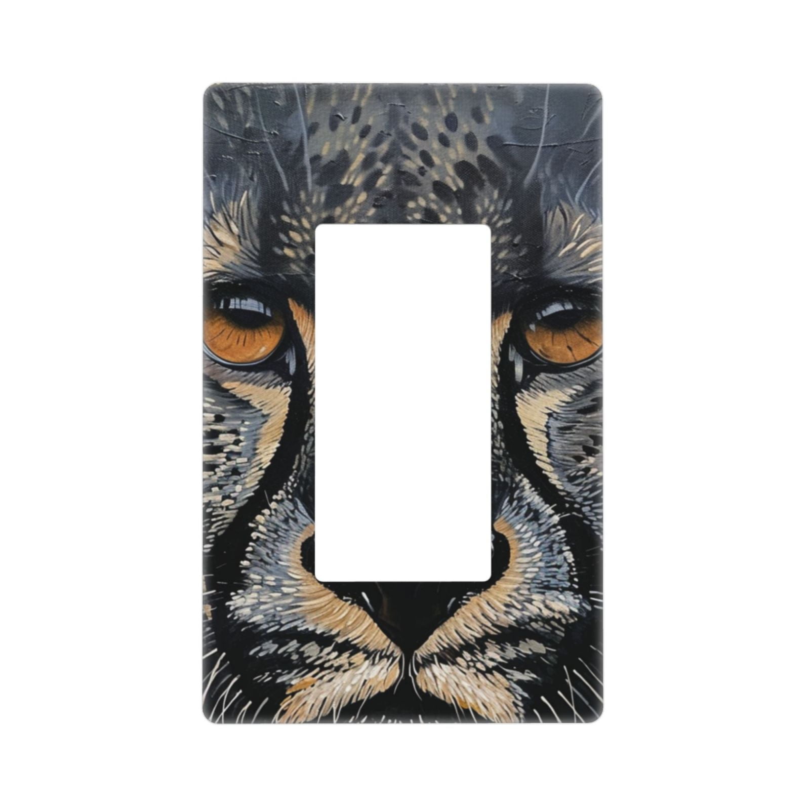 Panther Switch Cover Decorative Wall Plate / 1-Gang Screwless ...