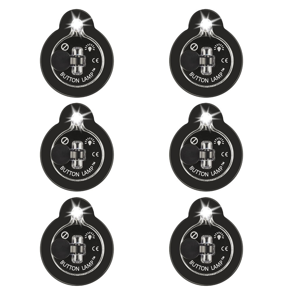 BUTTON LAMP Portable Adhesive LEDs - Ultra Bright, Lightweight, Battery ...