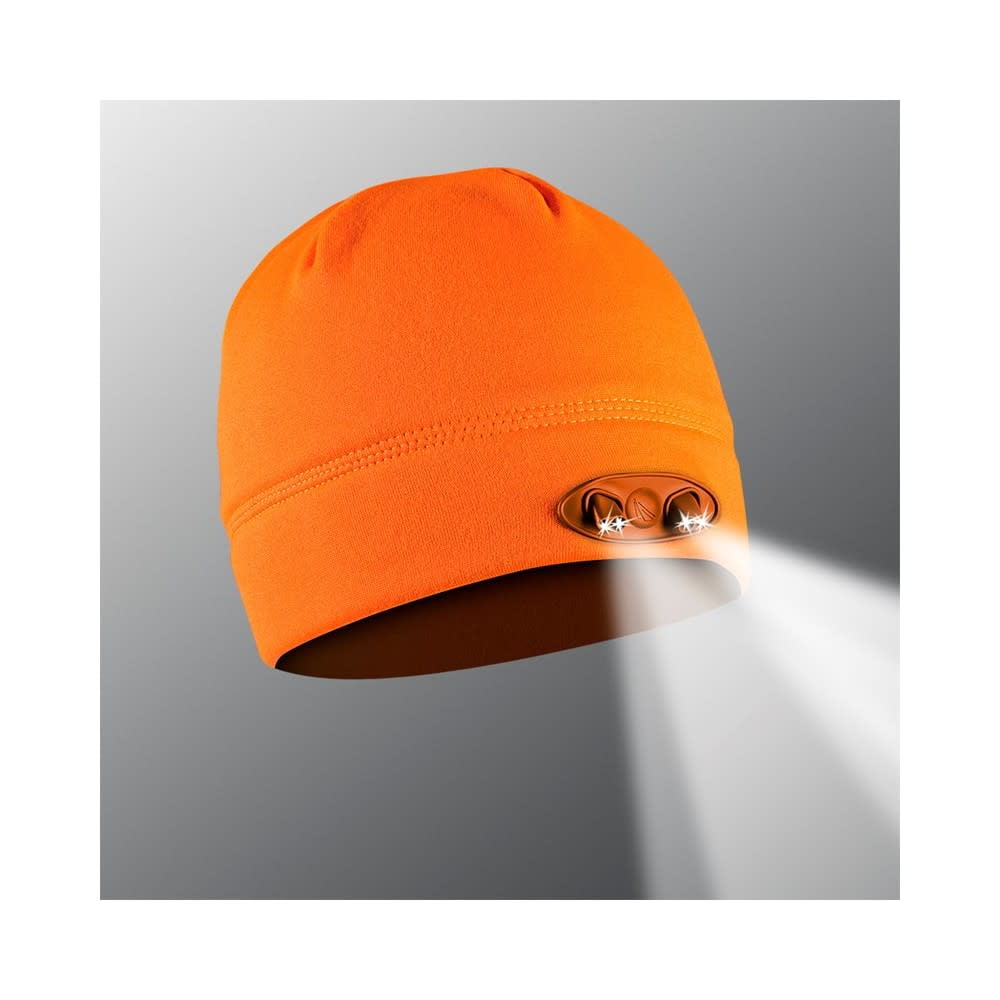 Panther Vision LED Headlight Cap Beanie in Blaze Orange with High ...