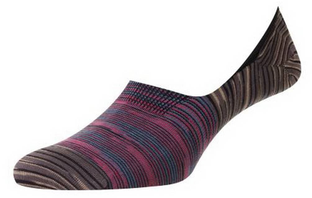 Pantherella Salvador Space Dye Block Organic Cotton Socks - Fuchsia ...