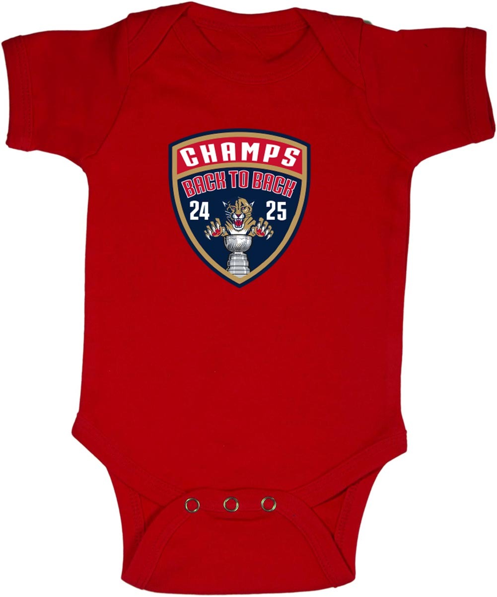 Panthers 2025 Champions Back 2 Back Baby 1 Piece - Walmart.com