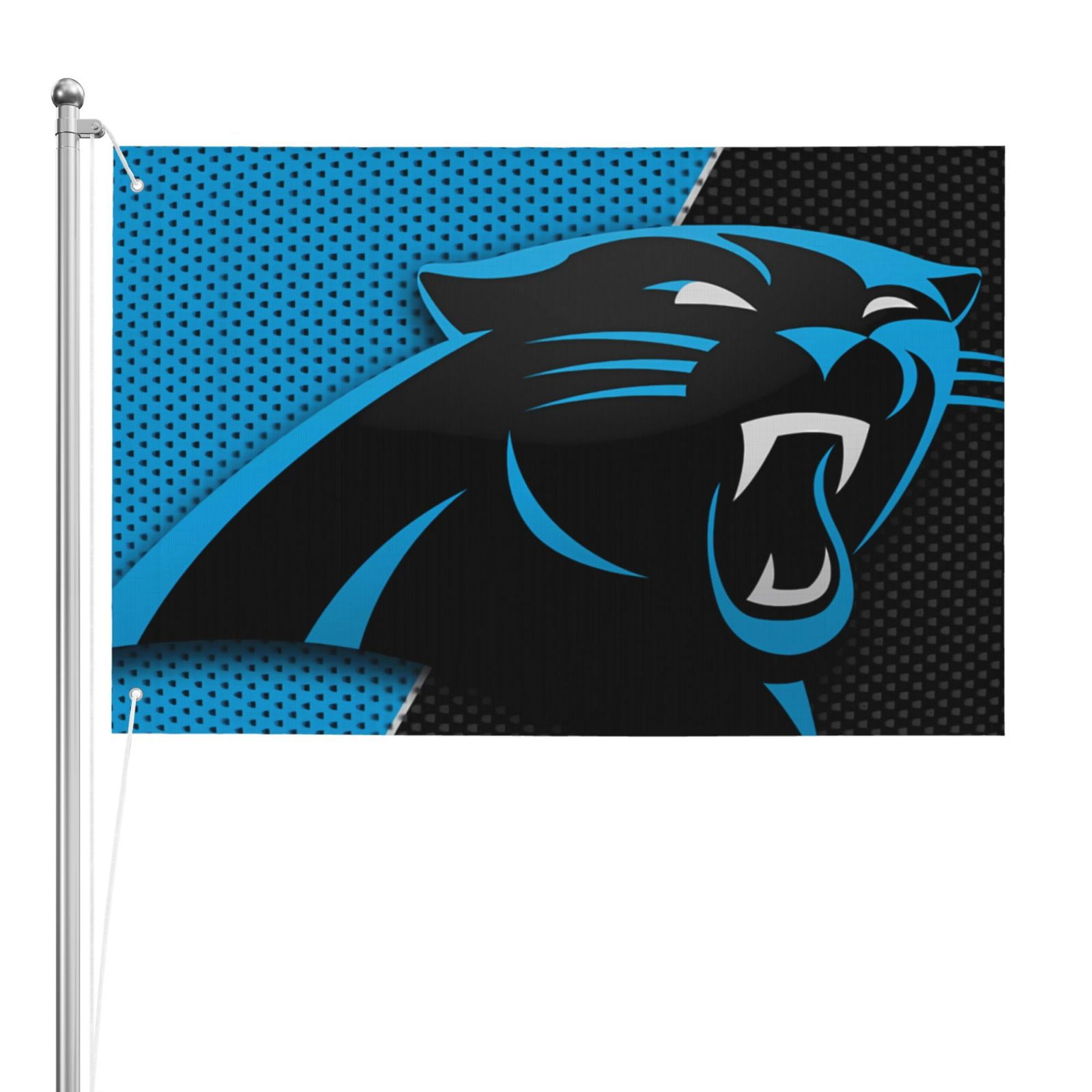Panthers Double Sided Flag 3x5FT There are two corns on each end of the ...