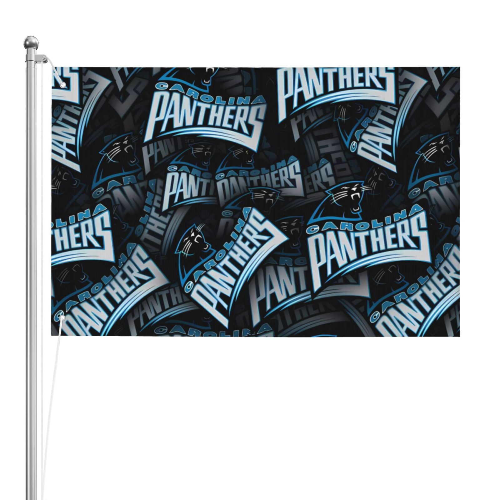 Panthers Double Sided Flag 3x5FT There are two corns on each end of the ...