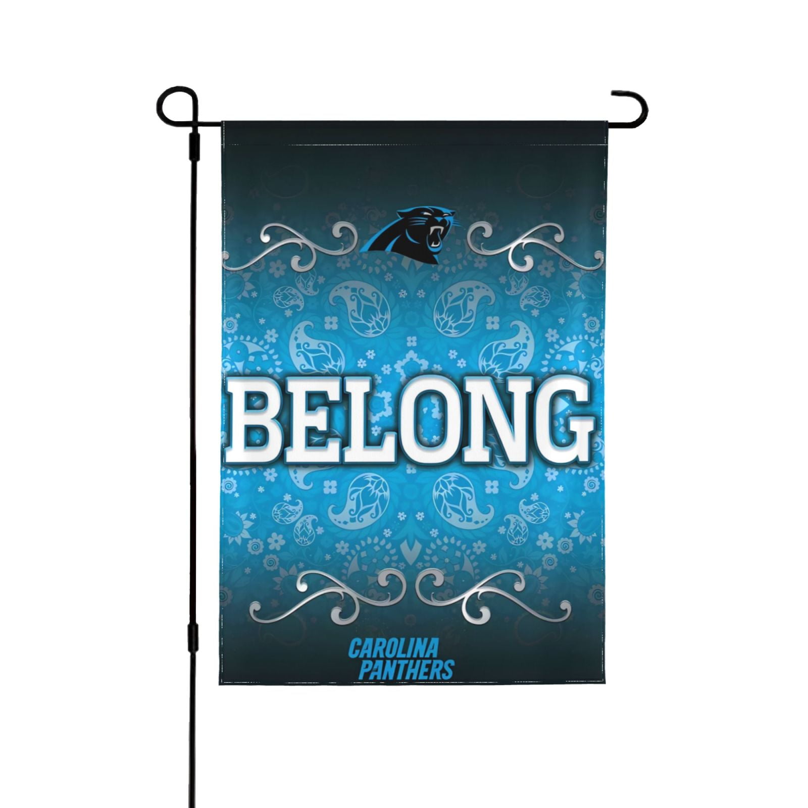 Panthers Double Sided Garden Flag Football Team Theme, Game Day Fan ...