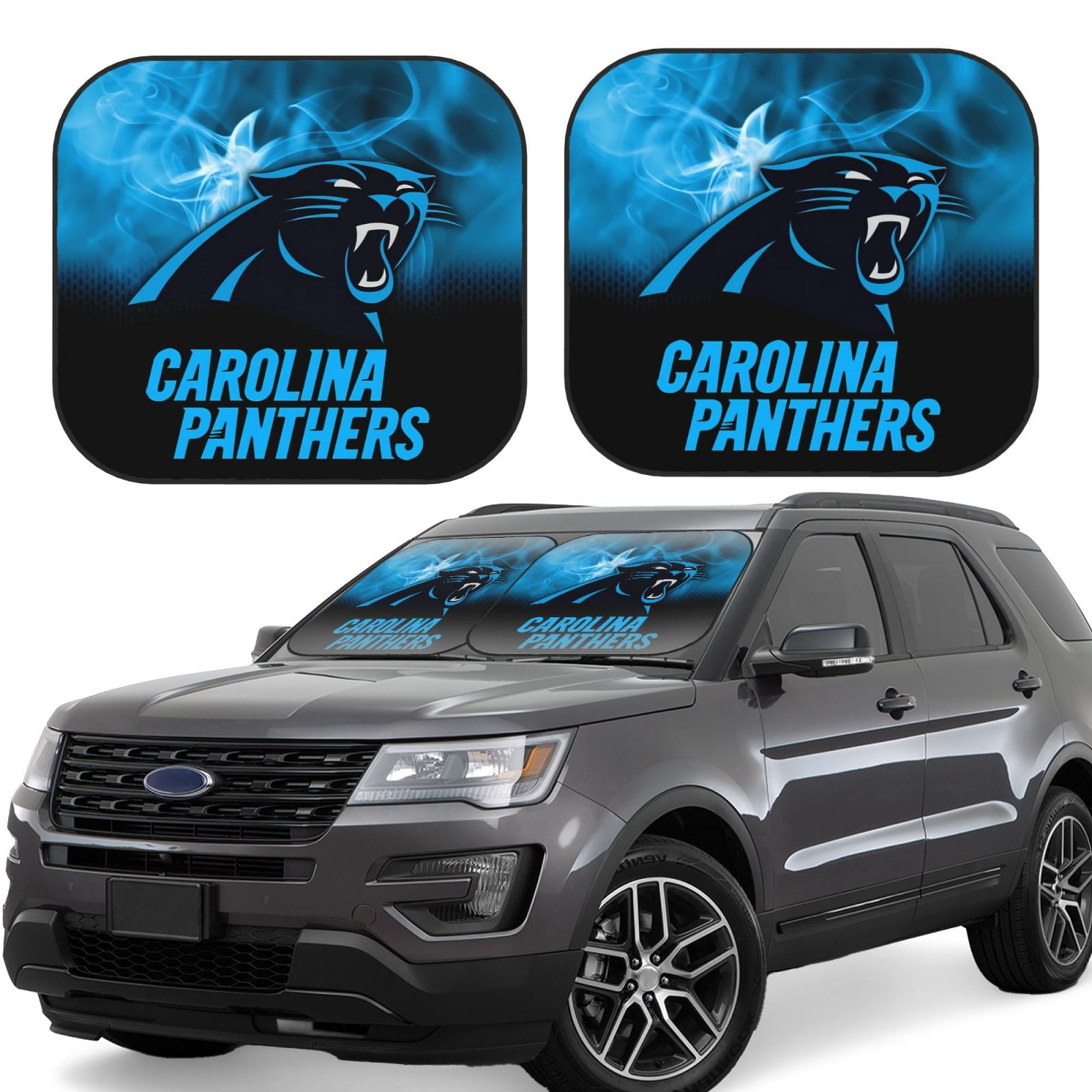 Panthers Foldable Car Sun Shade Football Team Car Windshield Sun Shade ...