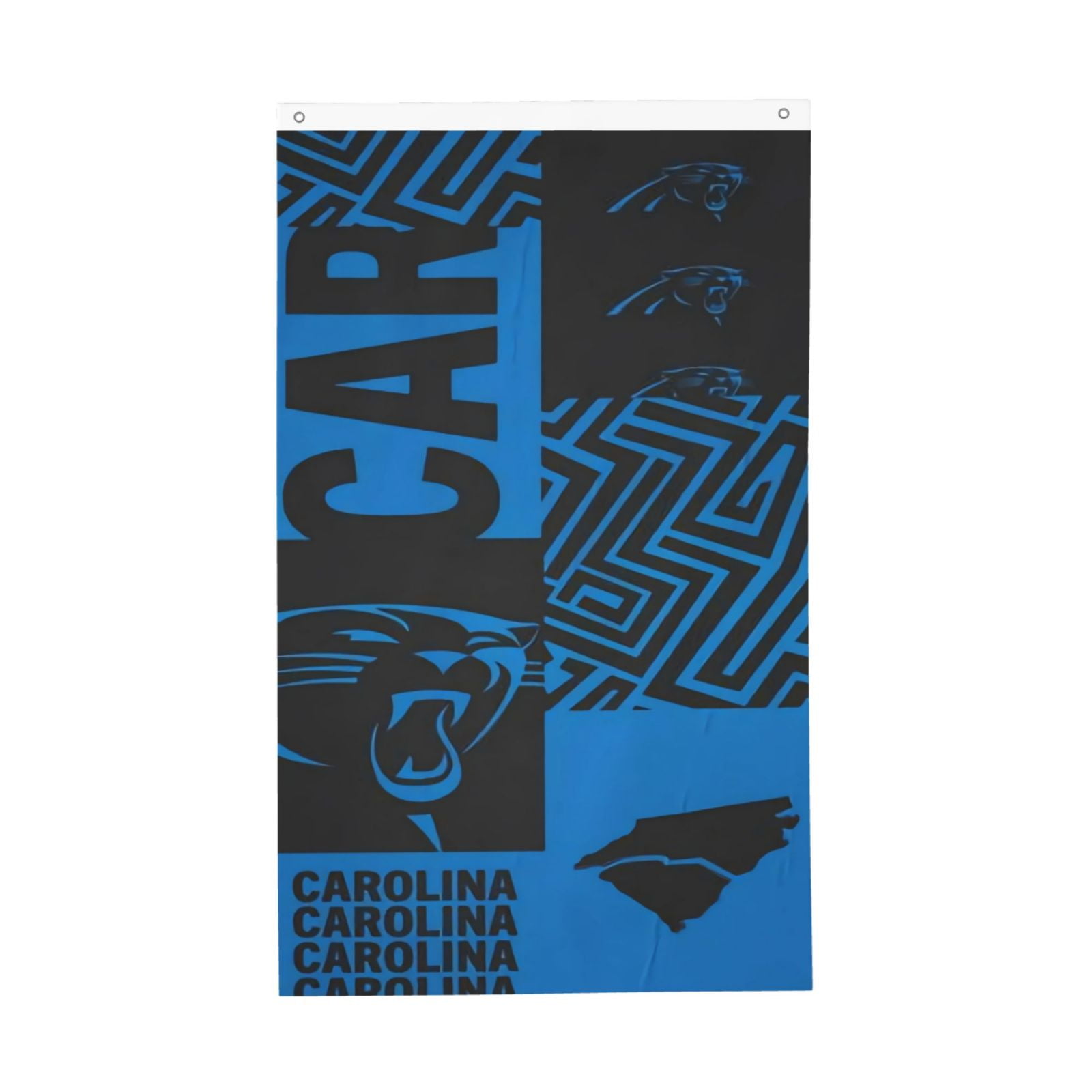 Panthers Football Team Double Sided Support Flag 3x5ft Flag ...