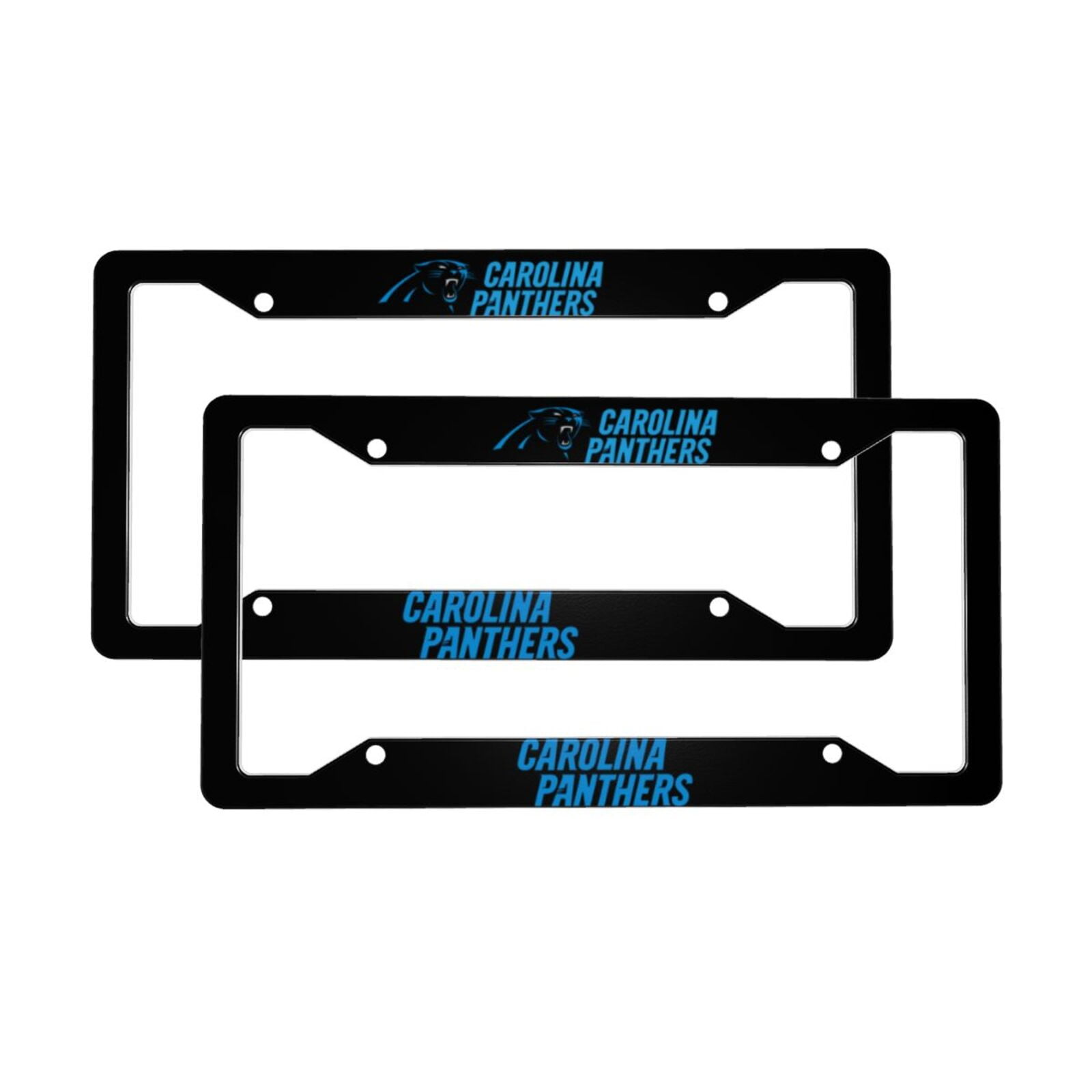 Panthers Football Team Four-Hole License Plate Frame (One Pair ...