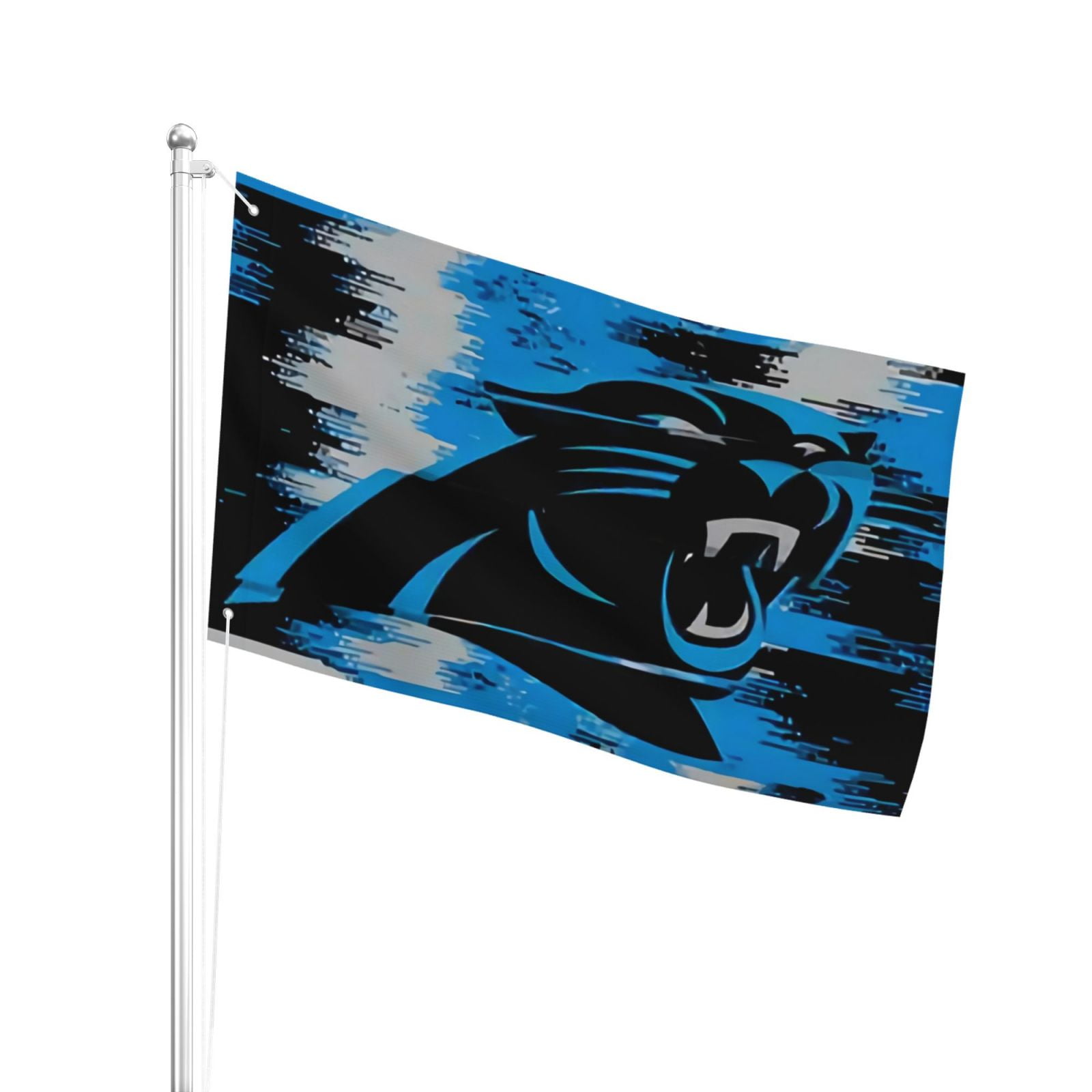 Panthers Football Team Graphic 3-Ply Double Sided Flag 2x3ft in Vibrant ...