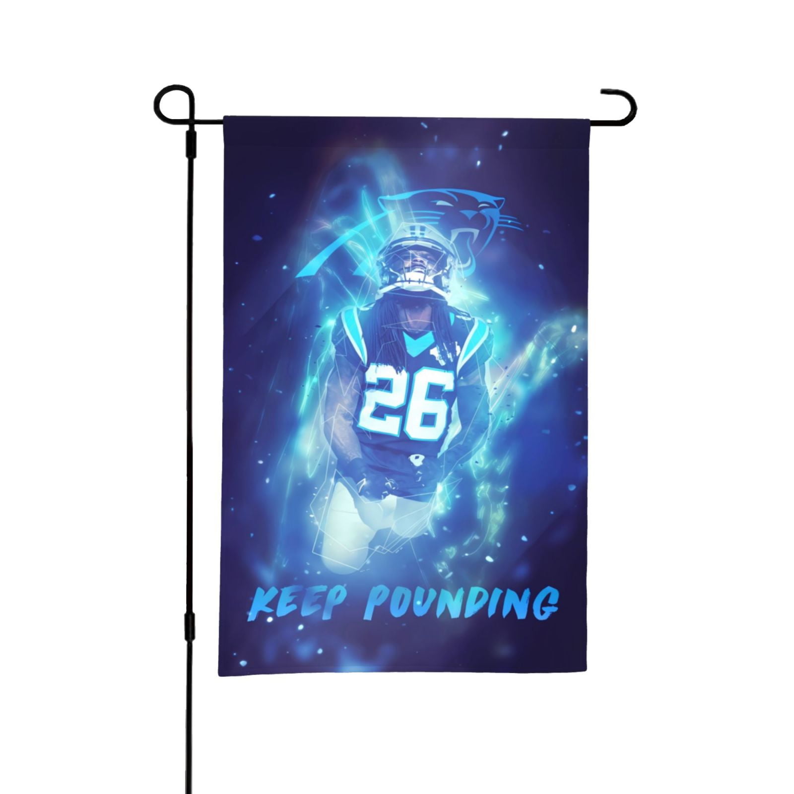 Panthers Football Yard Double Sided Garden Flag 12x18in, Match Day Fan ...