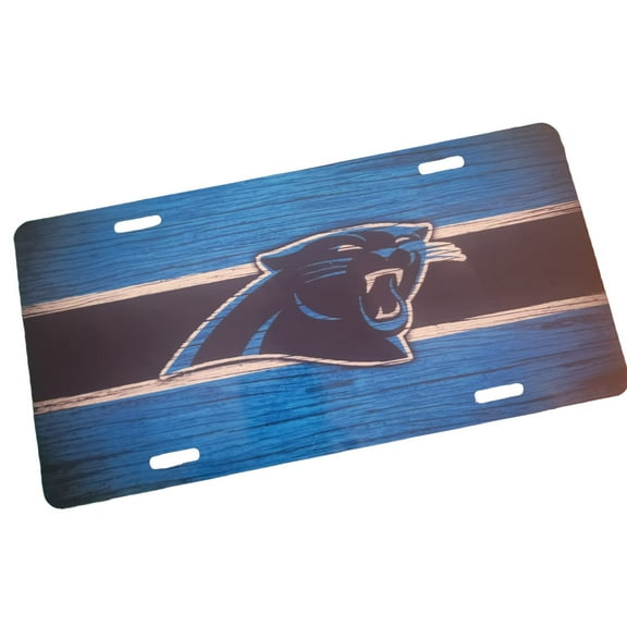 Cotton Front License Plate