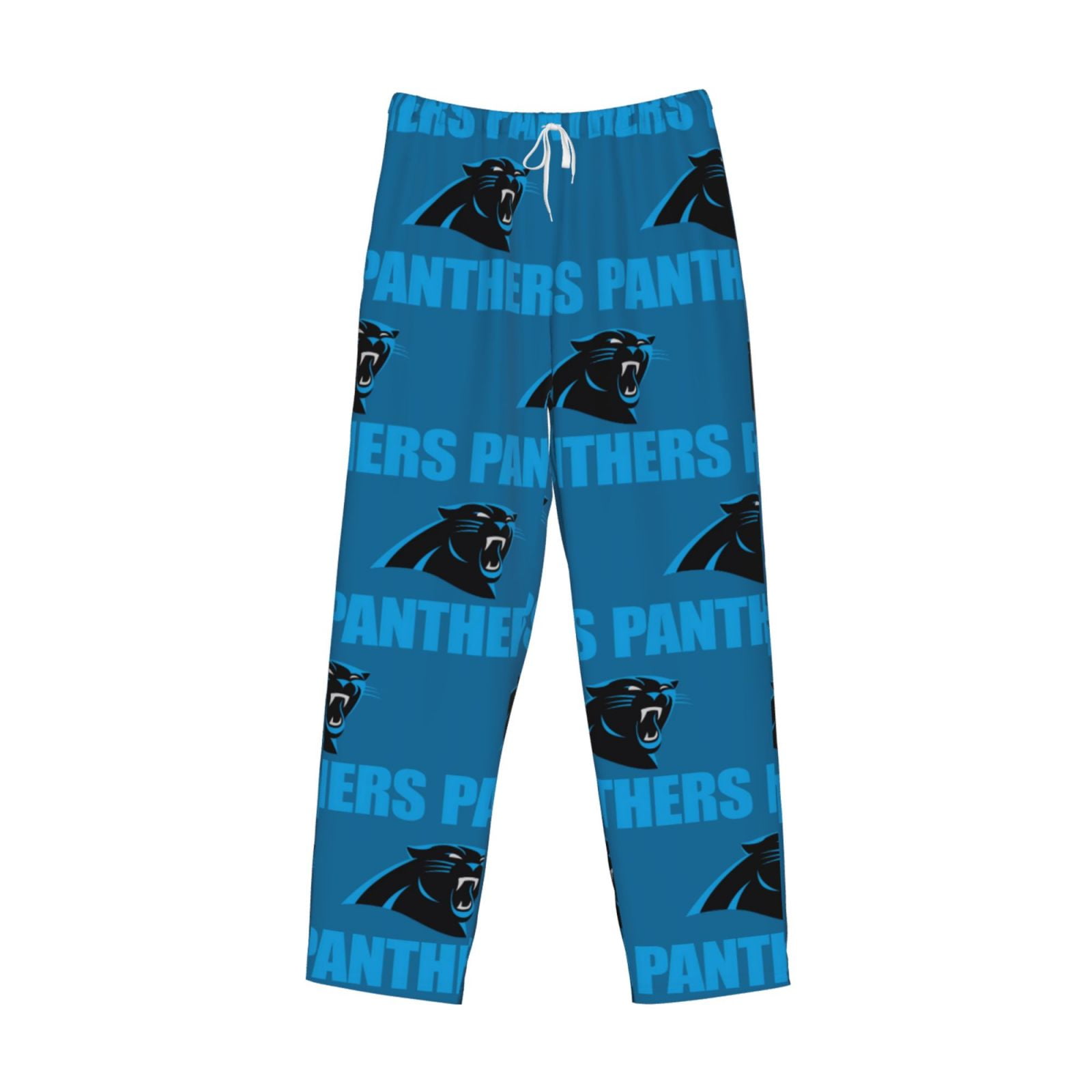 Panthers Men's Football Team Print Long Pajama Pants with Side Pockets ...