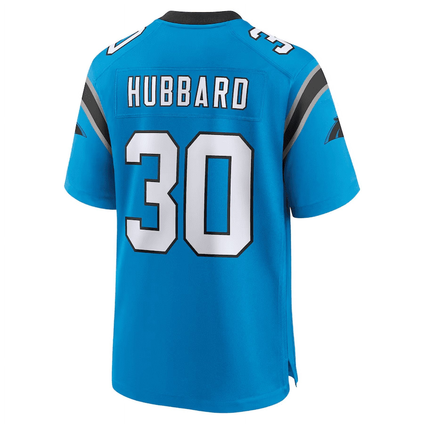 Panthers Men's Home Limited Chuba Hubbard#30 Fans short sleeve Game ...