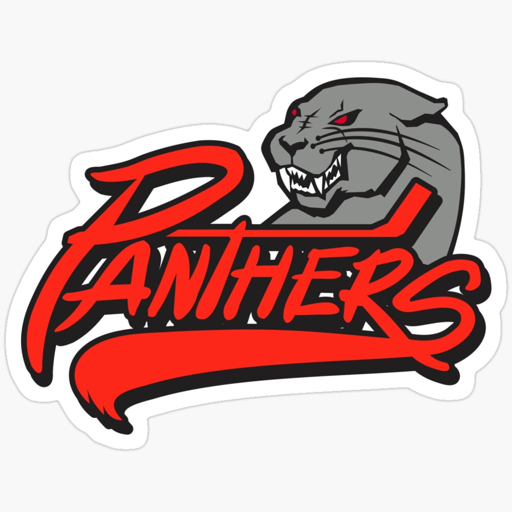 Panthers Sports Logo Sticker Phone Decal Water Bottle Stickers Car ...