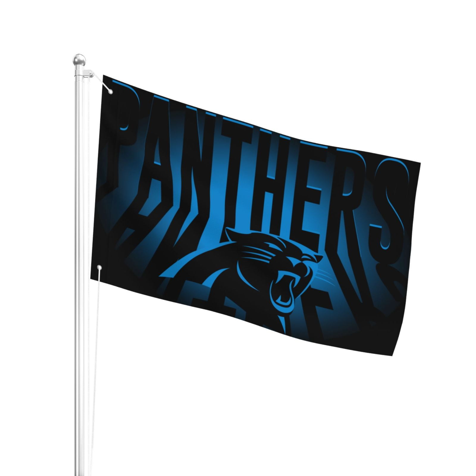 Panthers Three Layer personalized Double Sided Flag Football Fans ...