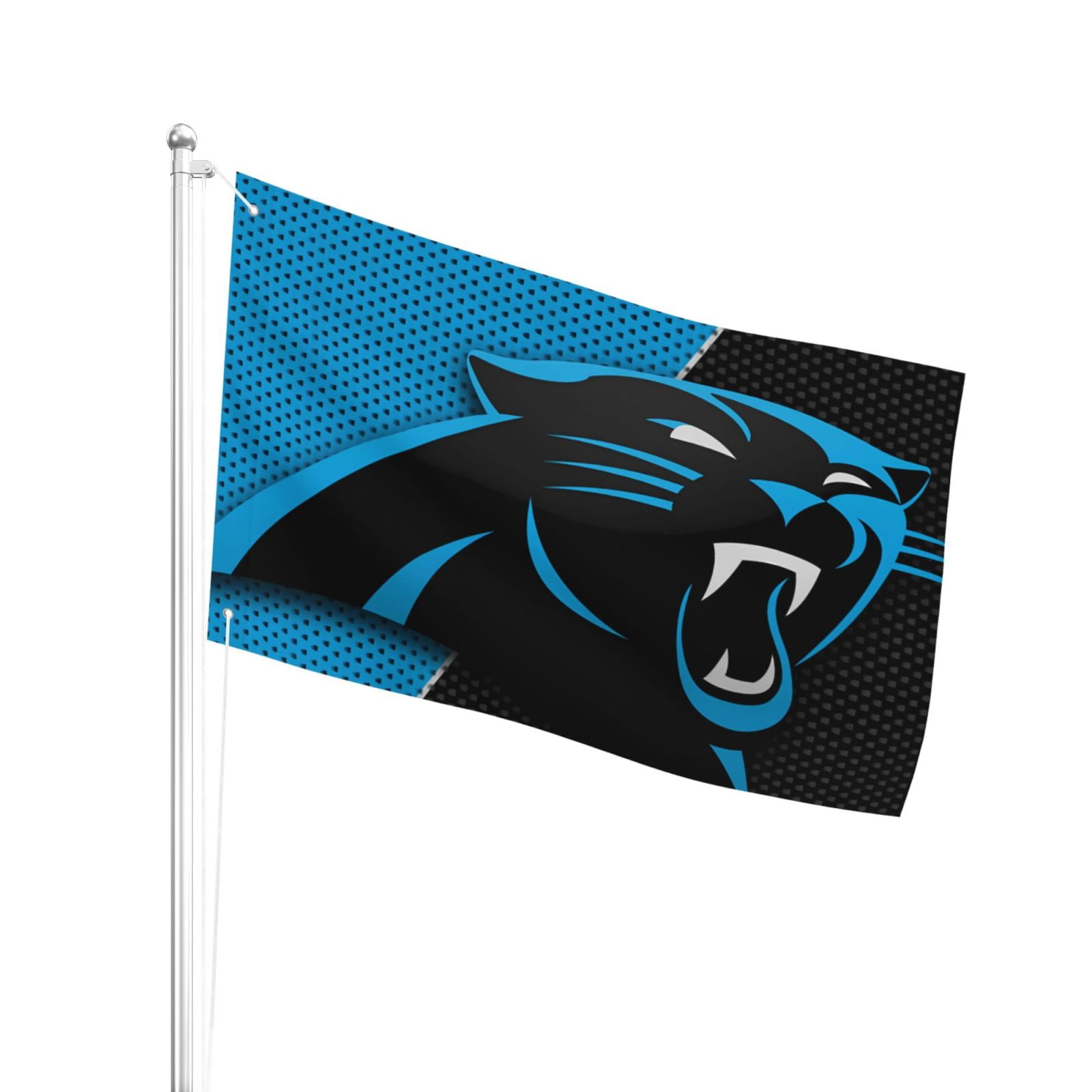 Panthers Three Layer personalized Double Sided Flag Football Fans ...