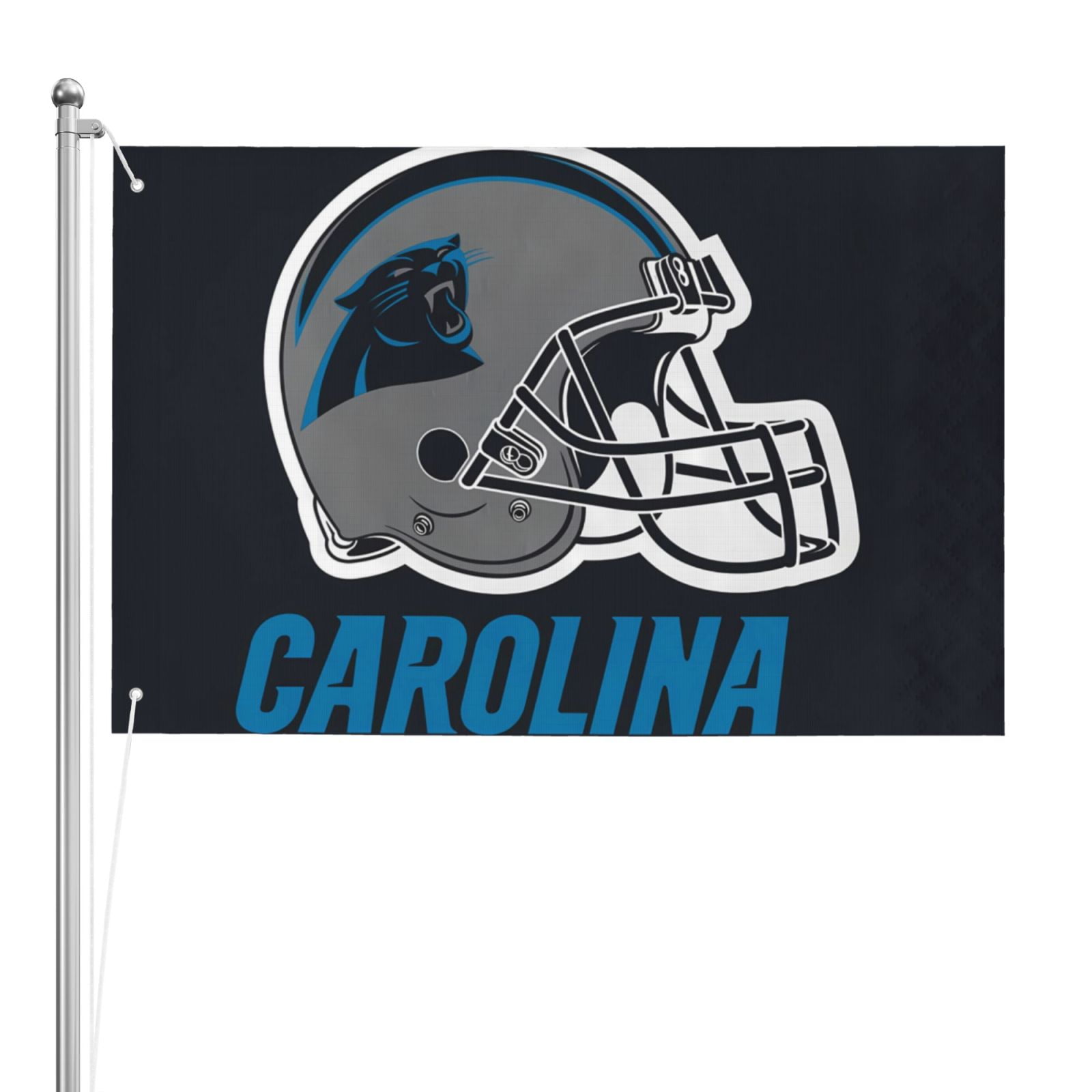 Panthers Three Layer personalized Double Sided Flag Football Fans ...