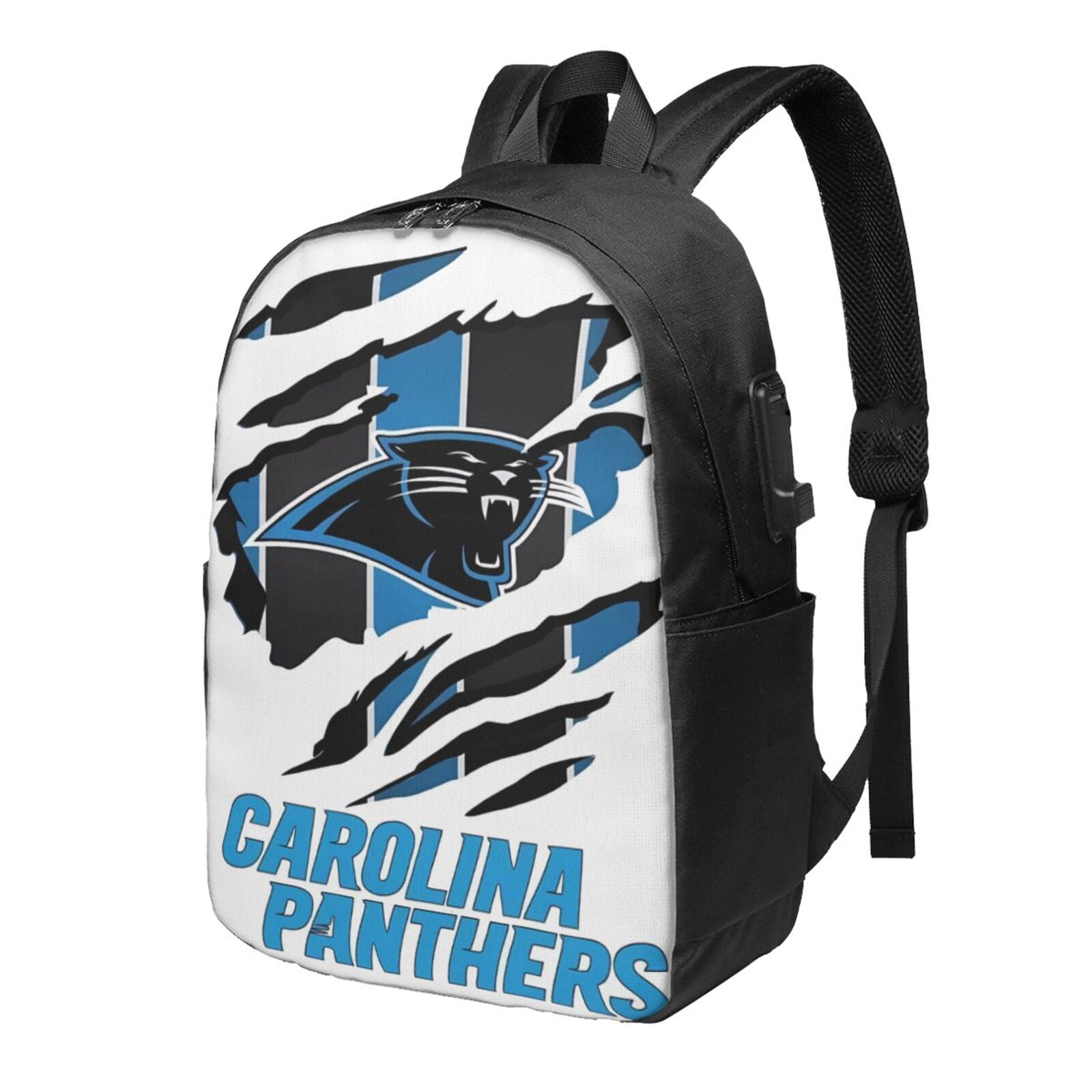 Panthers USB Backpack 17 In Travel Laptop Backpack ,Men Women Large ...