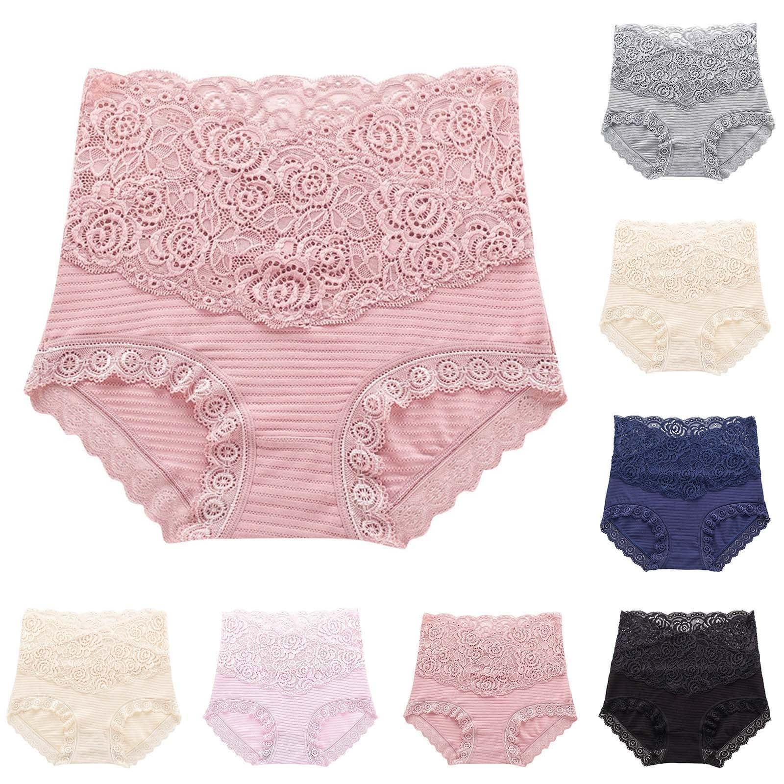 Panties For Women Pack Tummy Control Breathable Plus Size Abdominal