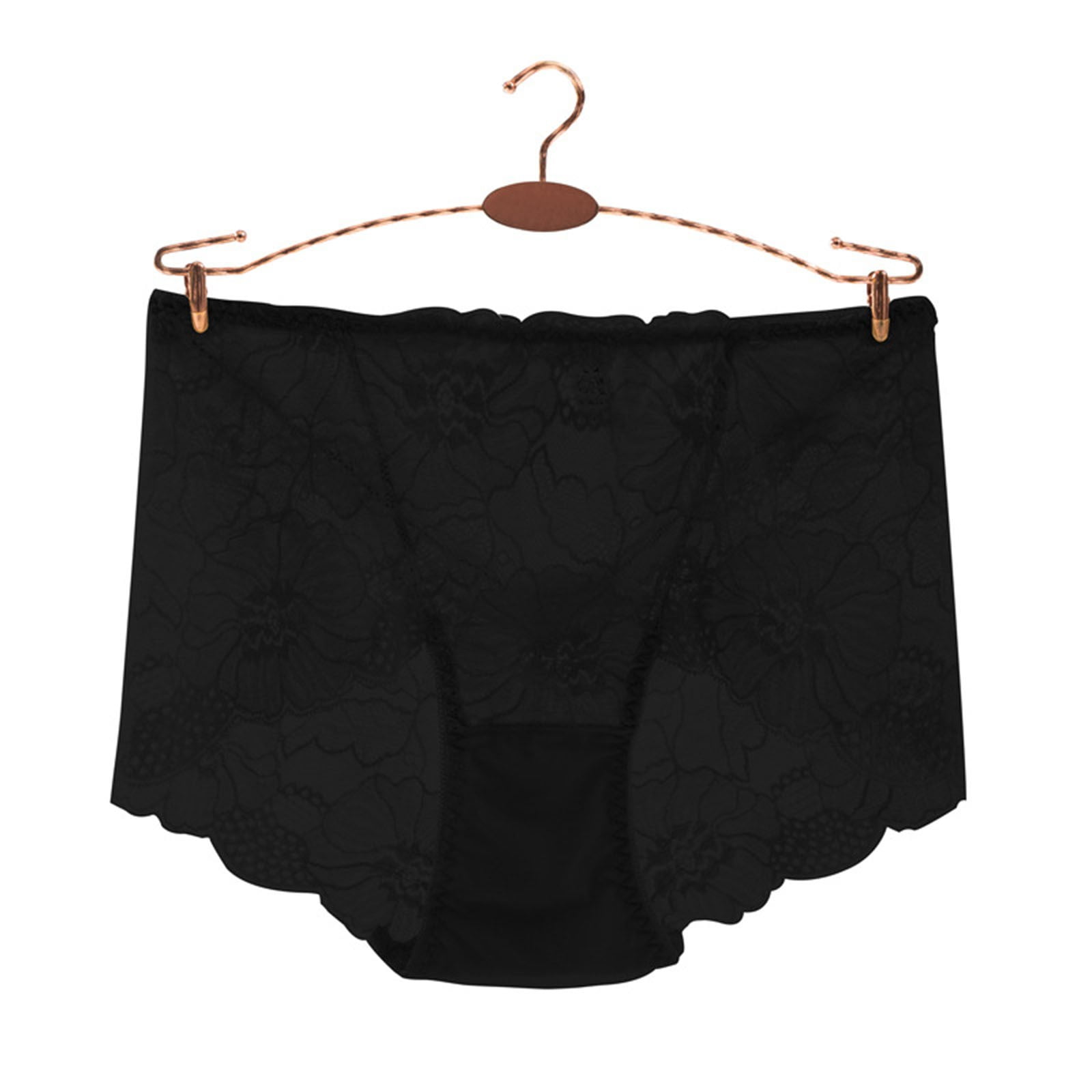 Panties for Women No Panty Lines Panties No Show High Rise Scalloped ...