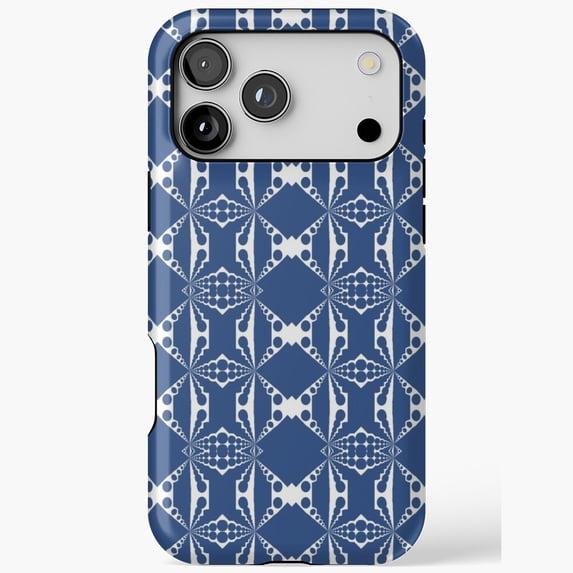 Pantone Classic Blue Gorgeous Pattern Palette Tough iPhone Case 17 11 ...