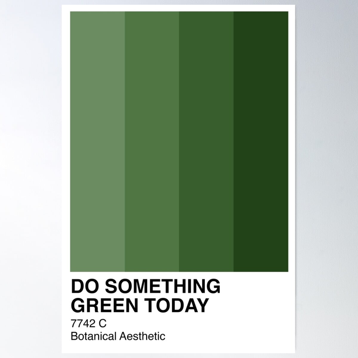 Pantone Clean Minimal Design Aesthetic Quote Poster Wall Art, Modern ...