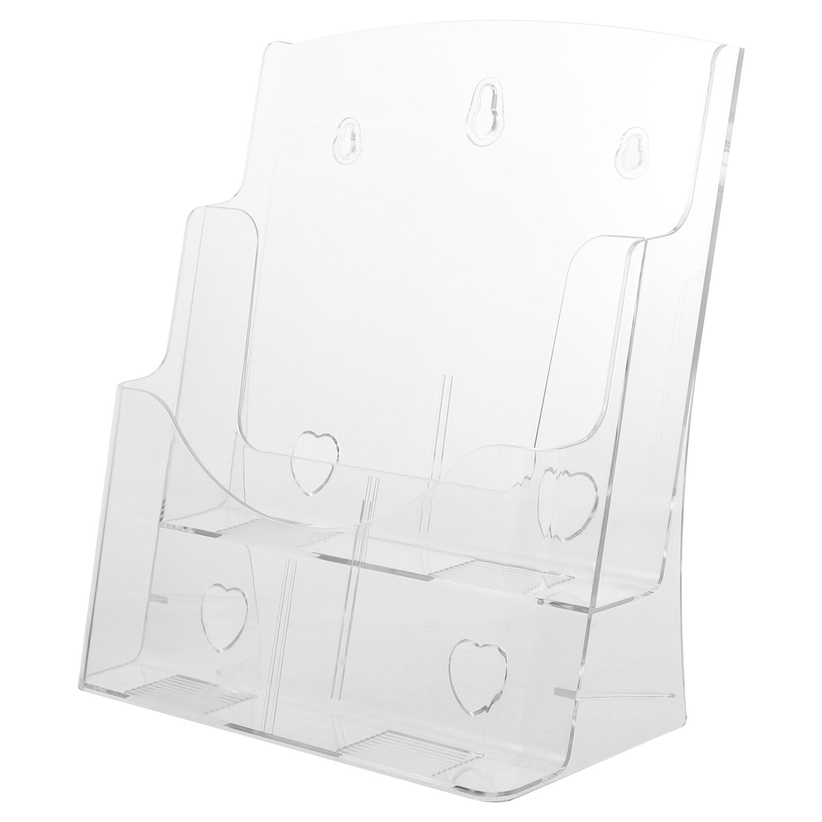 Pantry A4 Display Rack Tri-fold Catalog Rack Document Display Stand ...