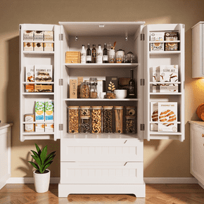 Narrow Kitchen Pantry Cabinets for Stylish Home Storage Solutions