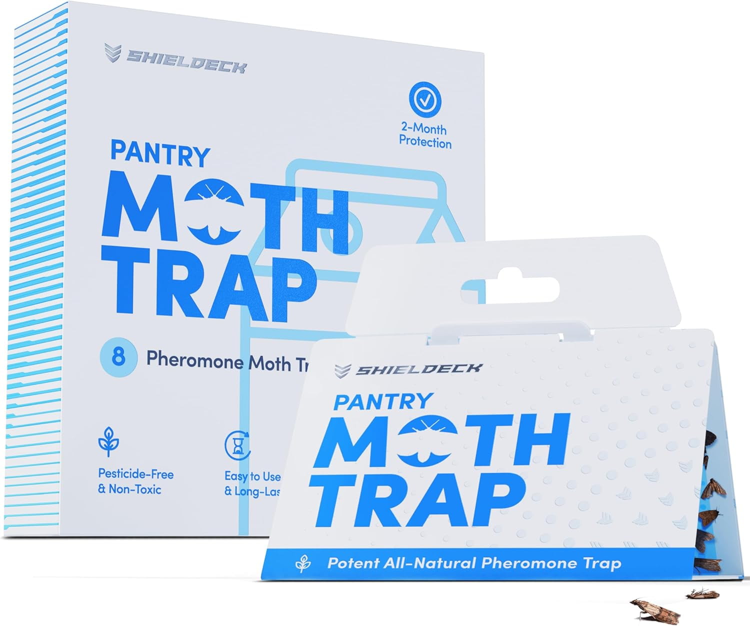 Pantry Moth Traps with Pheromones Prime (8-Pack) Pantry Moth Killer Indoor Pantry Moth Trap ...