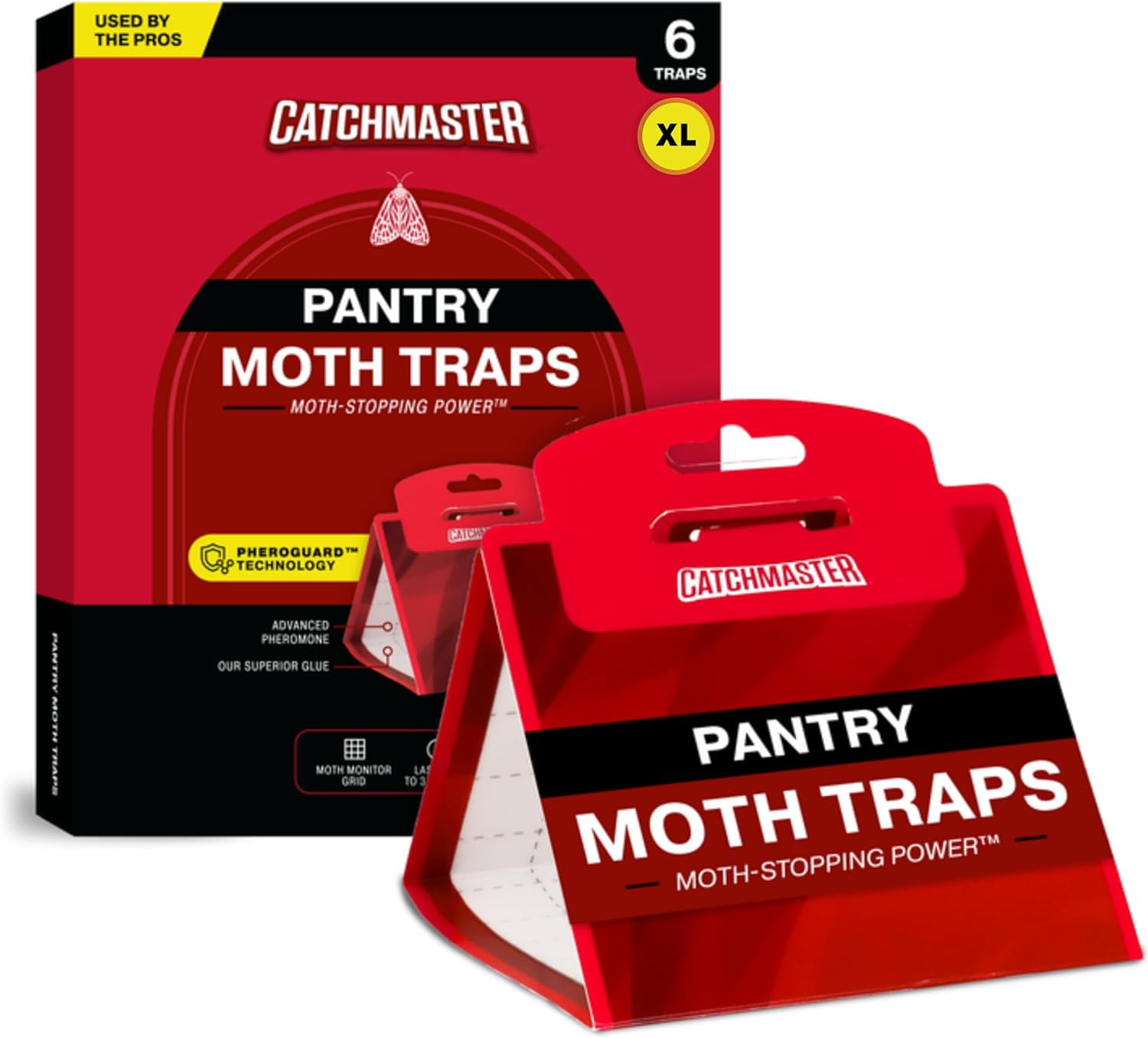 Pantry Moth Traps with Premium Extra Strength Pheromone Technology – XL ...