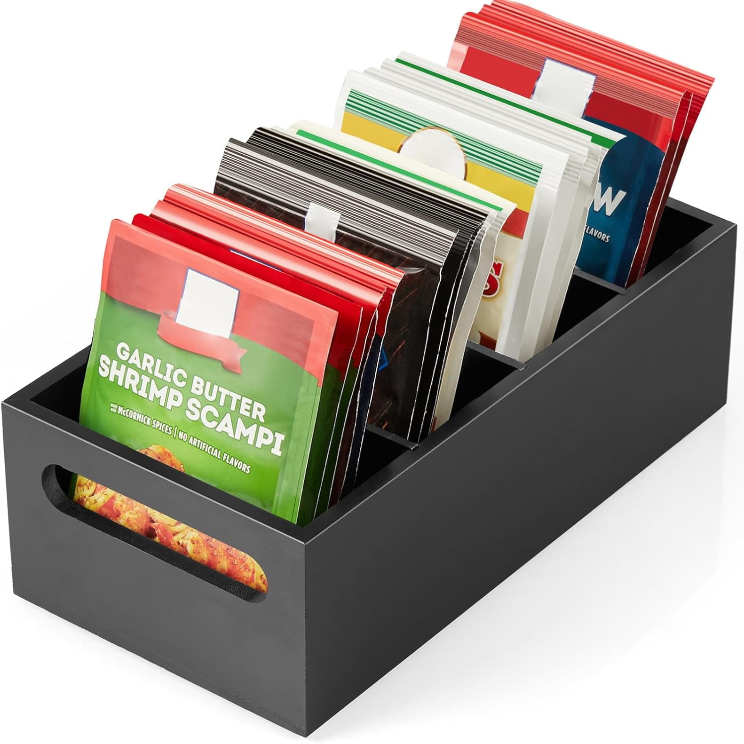 Pantry Organization and Storage Bins, Seasoning Packet Organizer with ...