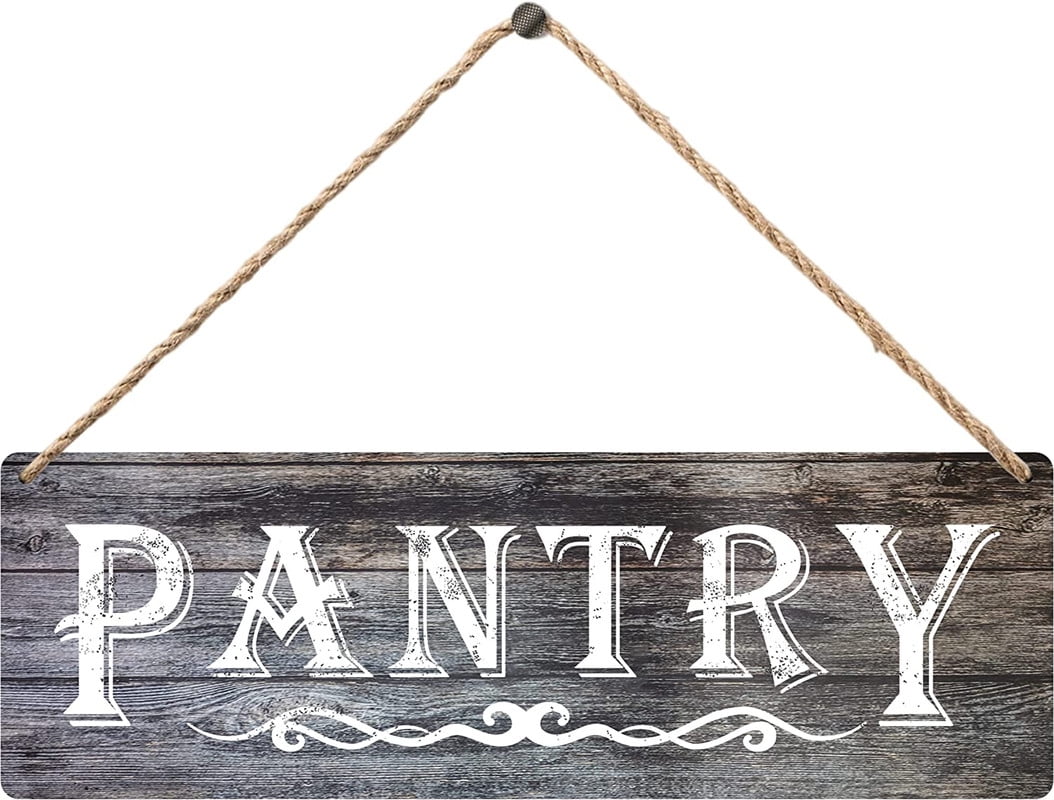 Pantry Signs For Kitchen Farmhouse Kitchen Decor Rustic Hanging Wood ...