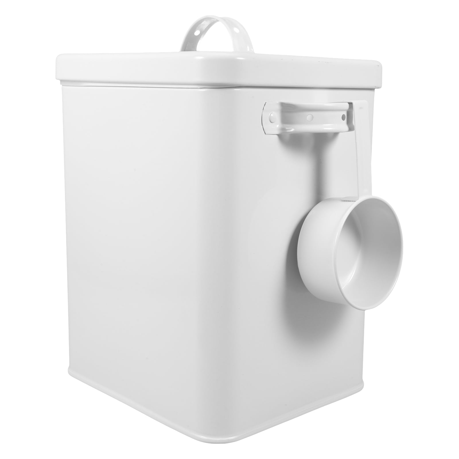 MLINS Metal Storage Canister with Spoon Storage Bucket for Rice Flour 1 ...