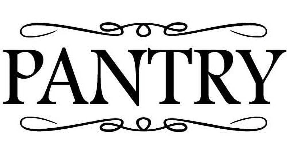 Pantry Vinyl Wall Decal Door Decals Wall Decor Home Decor Kitchen Decor ...