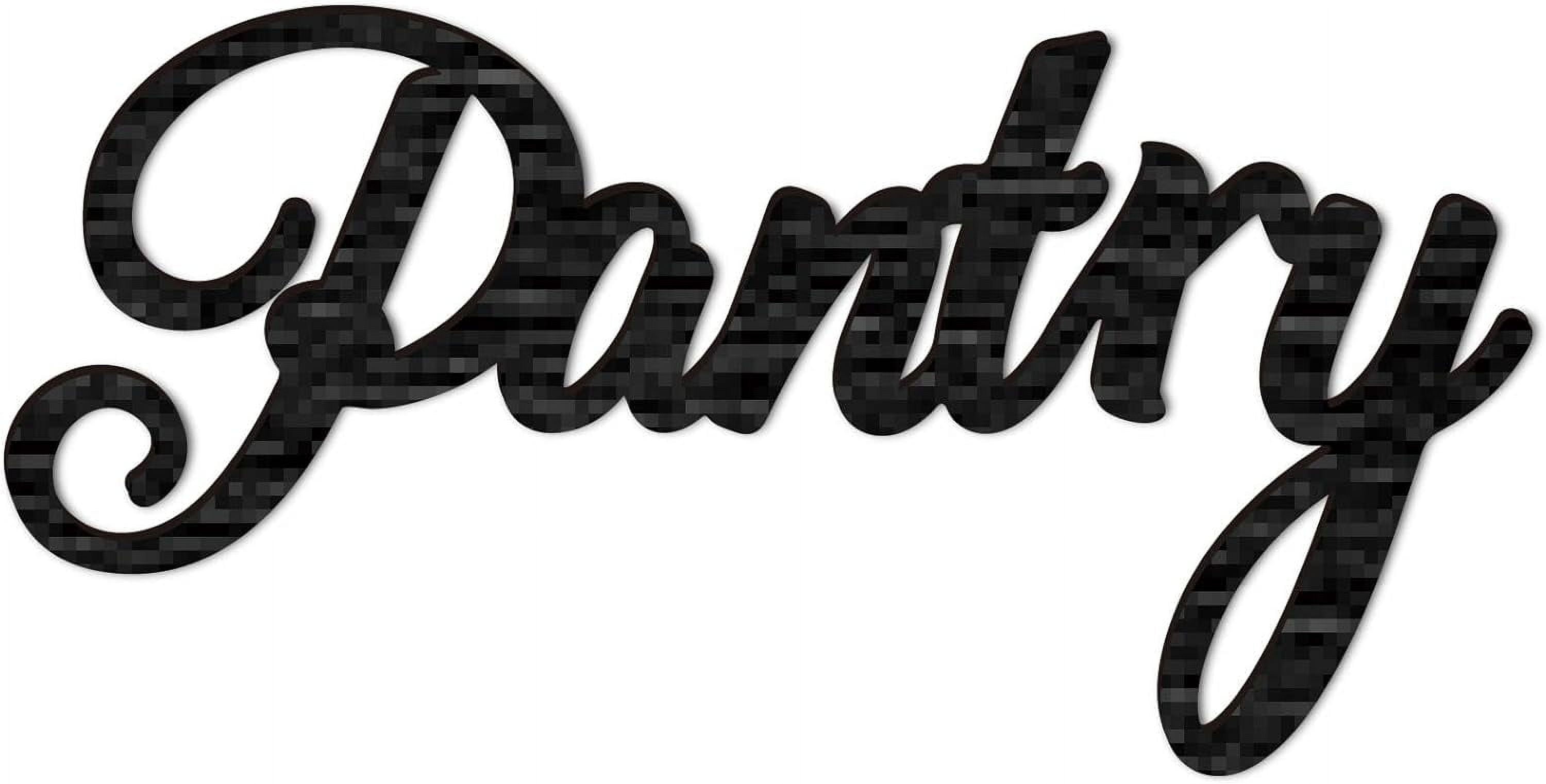 Pantry Word Cutout Sign Laser Cut Wood Letter Sign Wall Decor ...