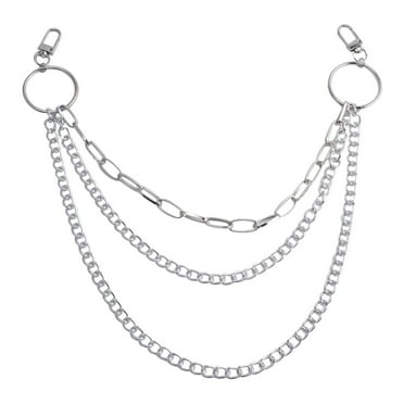 YUUZONE Unisex Punk Style Chains for Pants Heavy Duty Chains Hip Hop ...