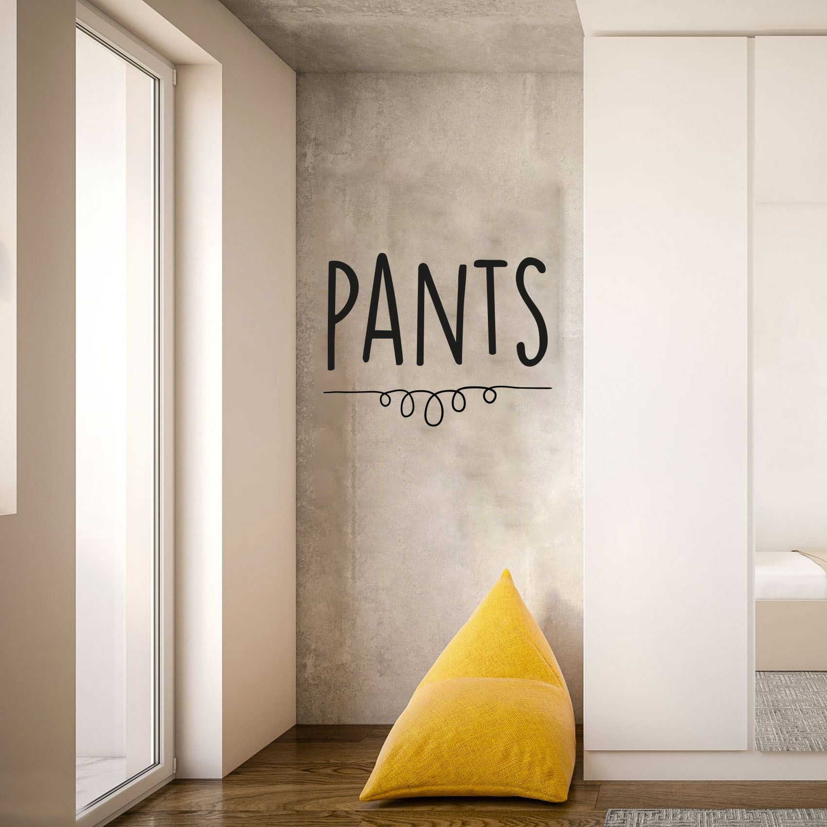 Pants - Closet Pants Area Label Signage Shoe Closet Storage Organizer ...