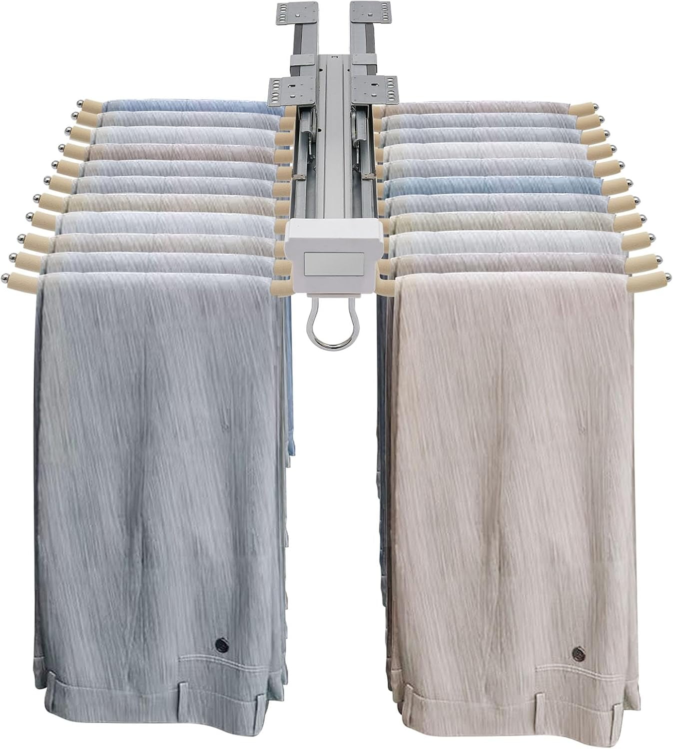 Pants Clothes Hangers Pull Out Pants Trousers Rack 22 Rods Pants ...