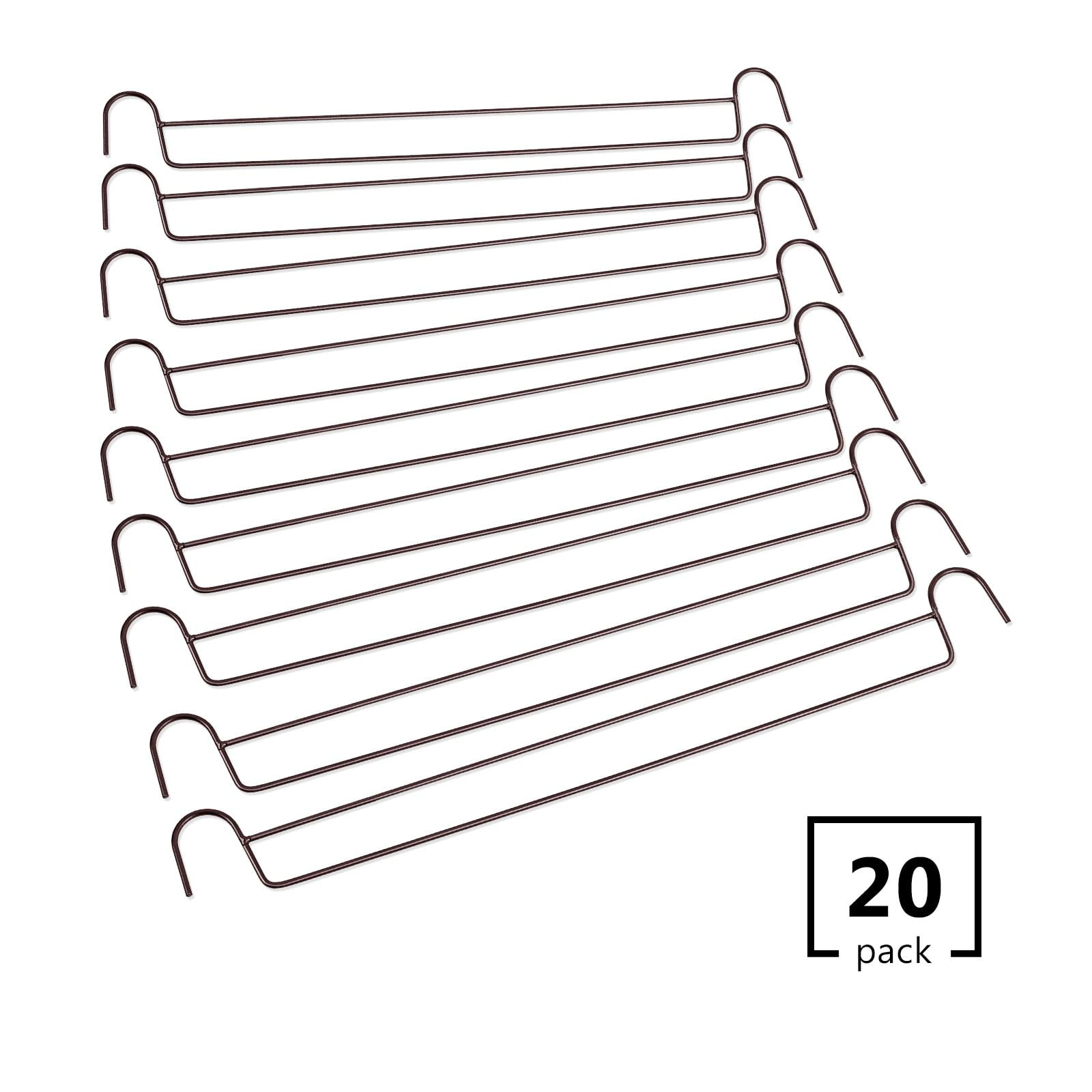 Pants Hangers Rolling Pants Trolley Pants Rack with 20 Hangers Closet ...